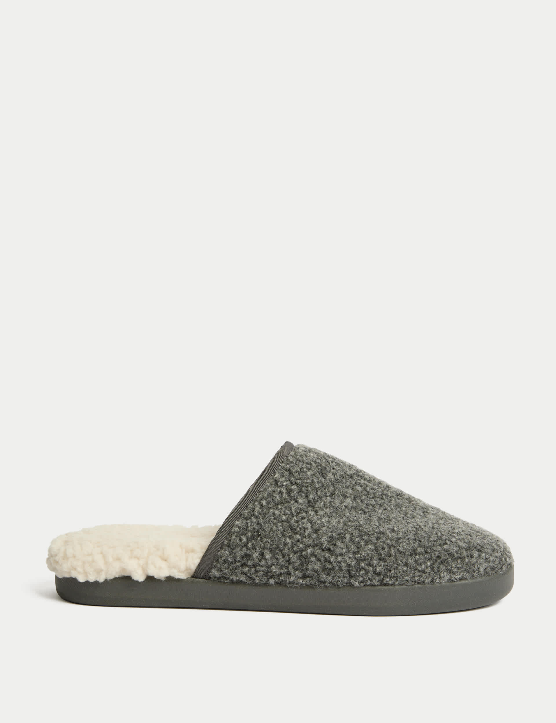 Men’s Grey Slippers at M&S