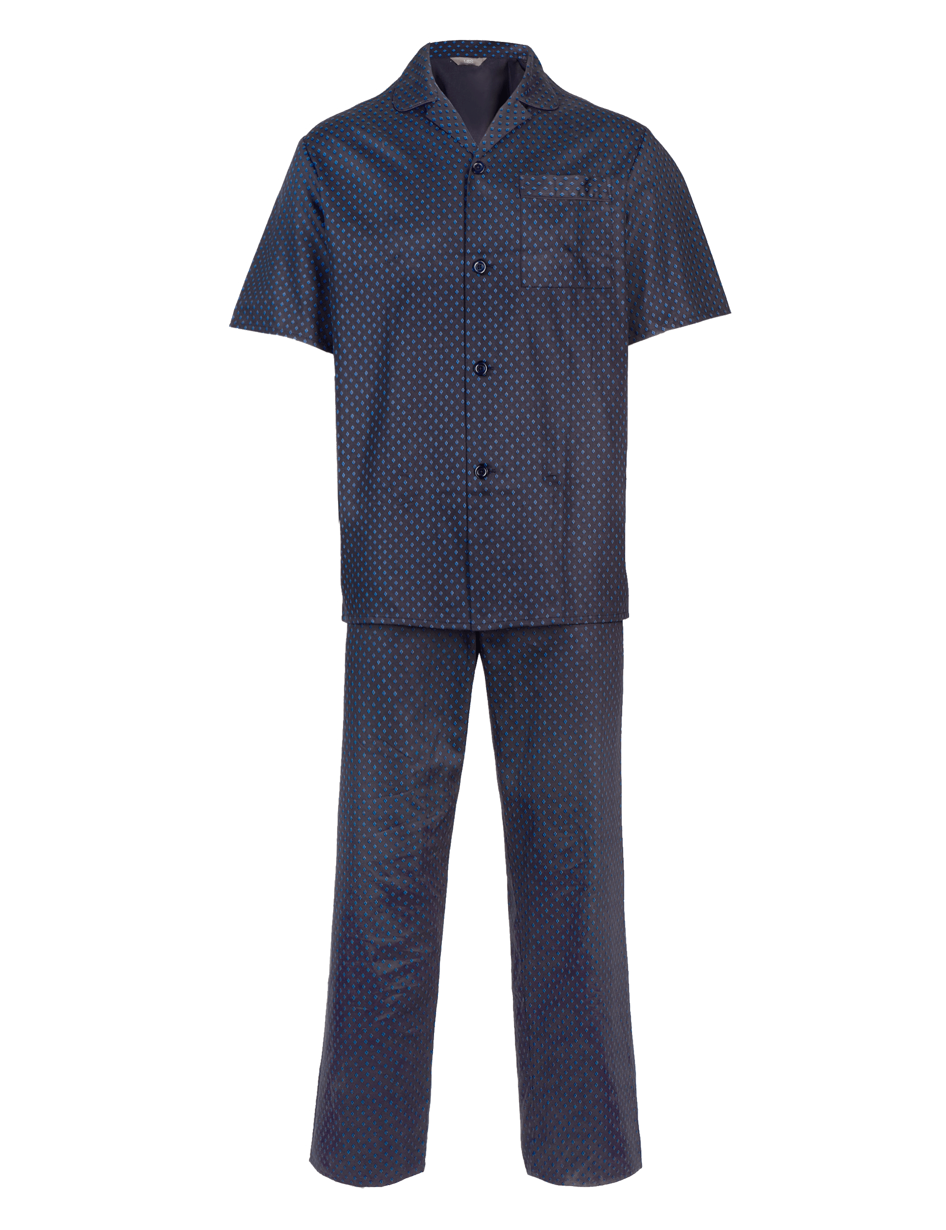 Pure Cotton Revere Collar Pyjamas | M&S