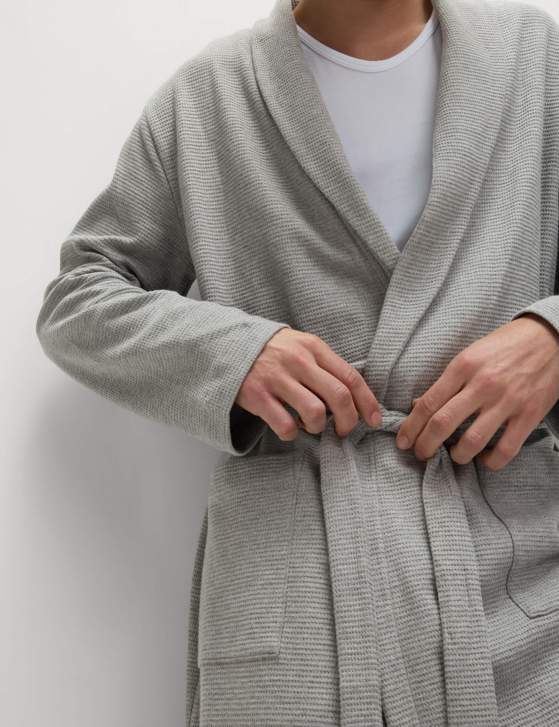 Pure Cotton Waffle Lightweight Dressing Gown | M&S | M&S