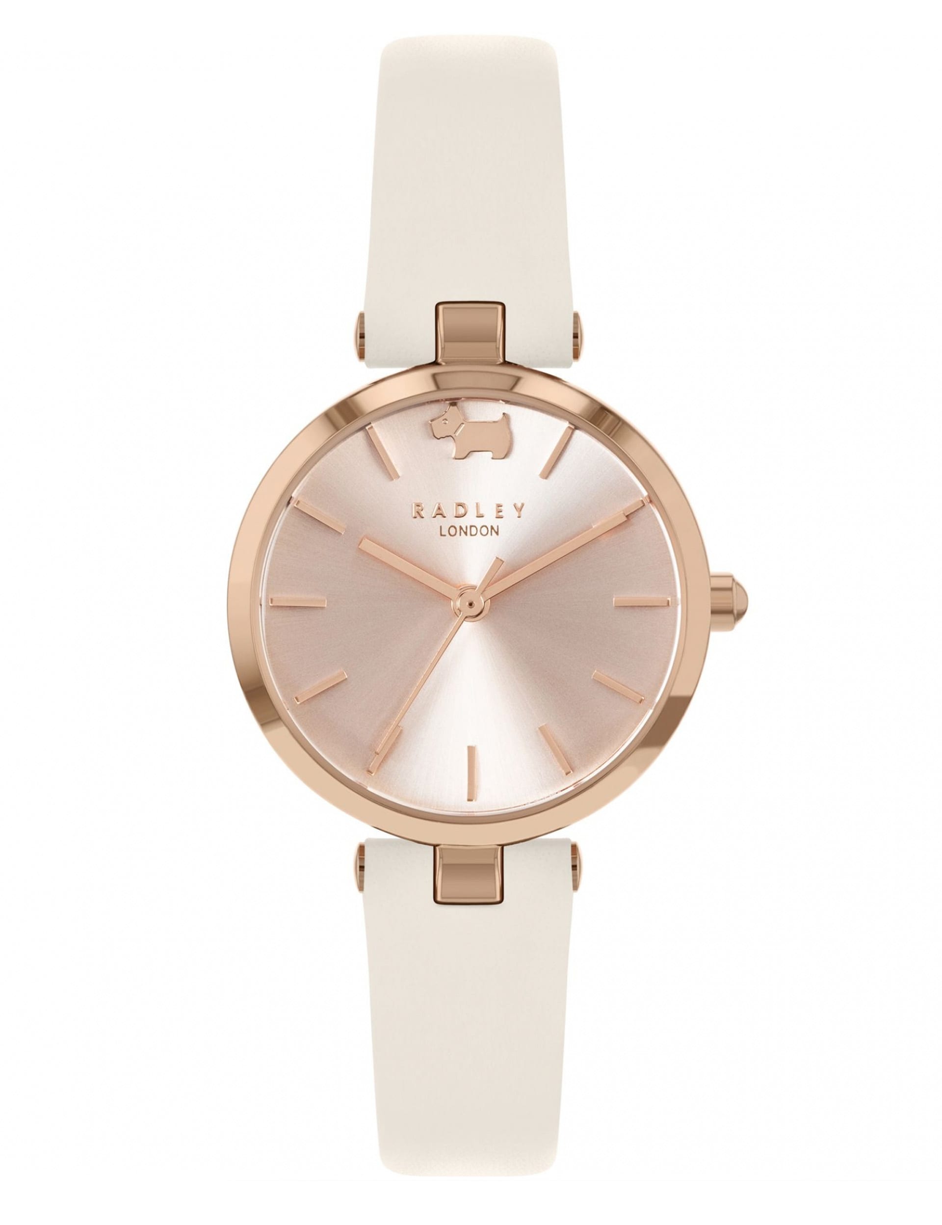 Radley Grey Leather Watch | Radley | M&S
