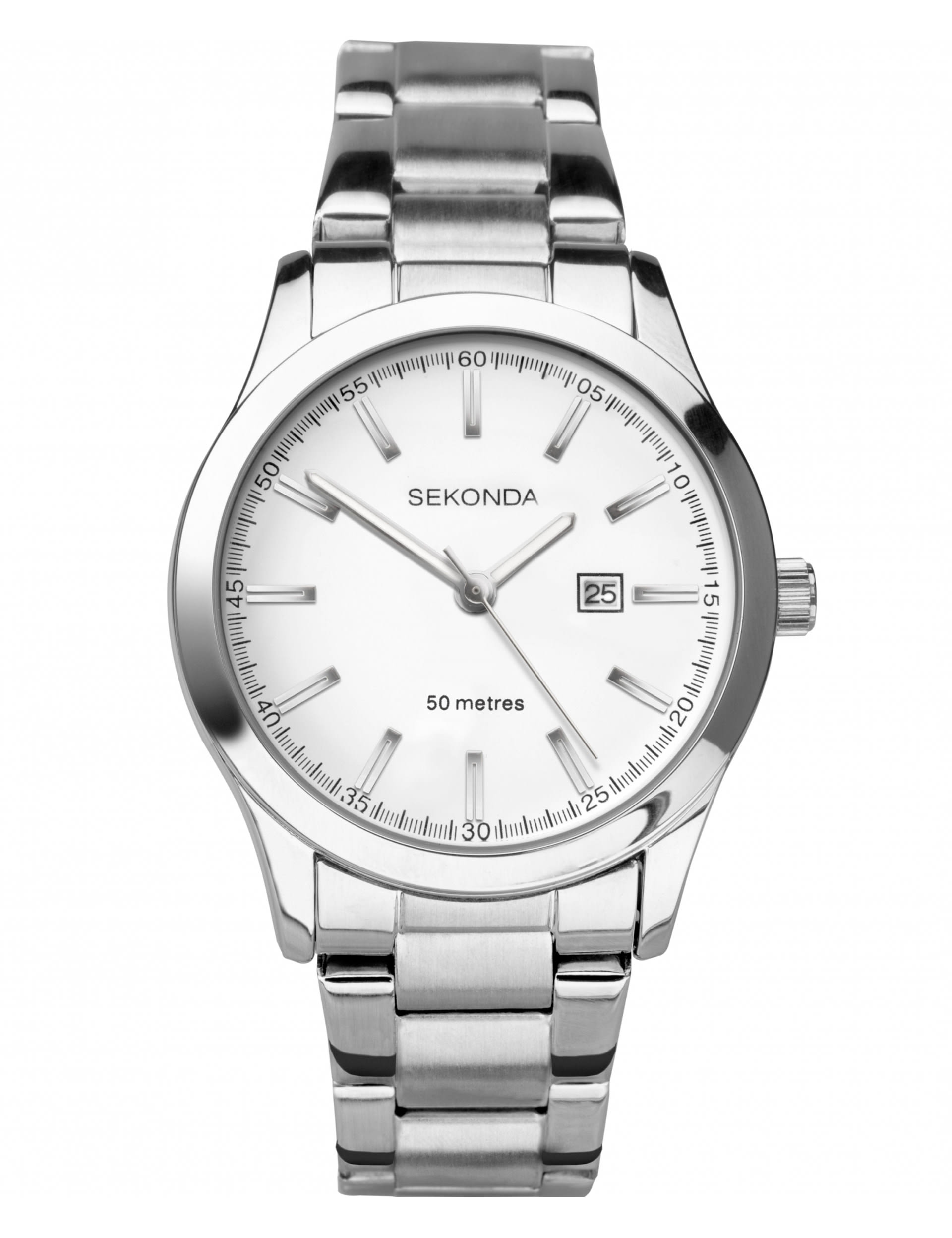 Sekonda Silver Stainless Steel Watch | Sekonda | M&S