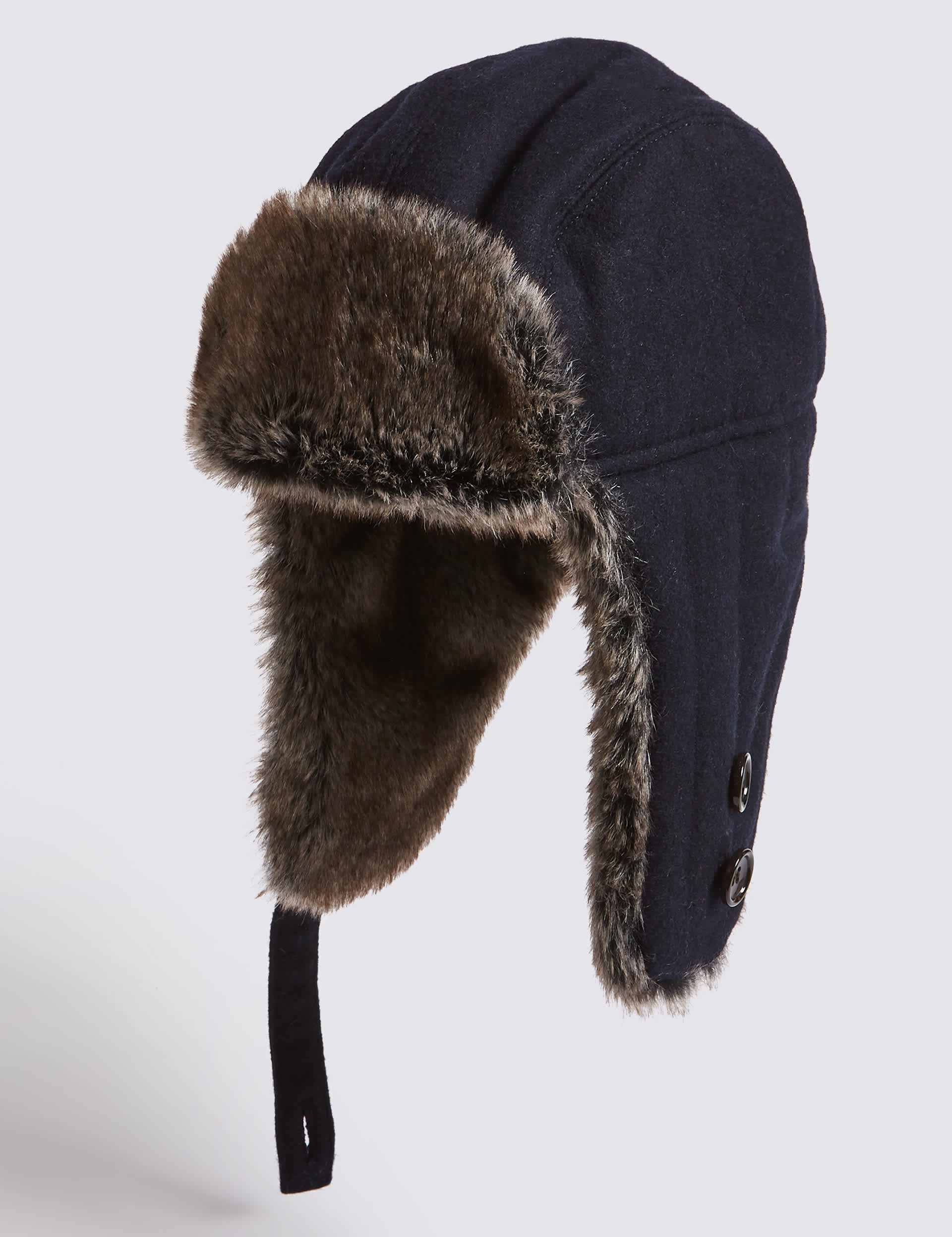 Melton Trapper Hat | M&S Collection | M&S IE