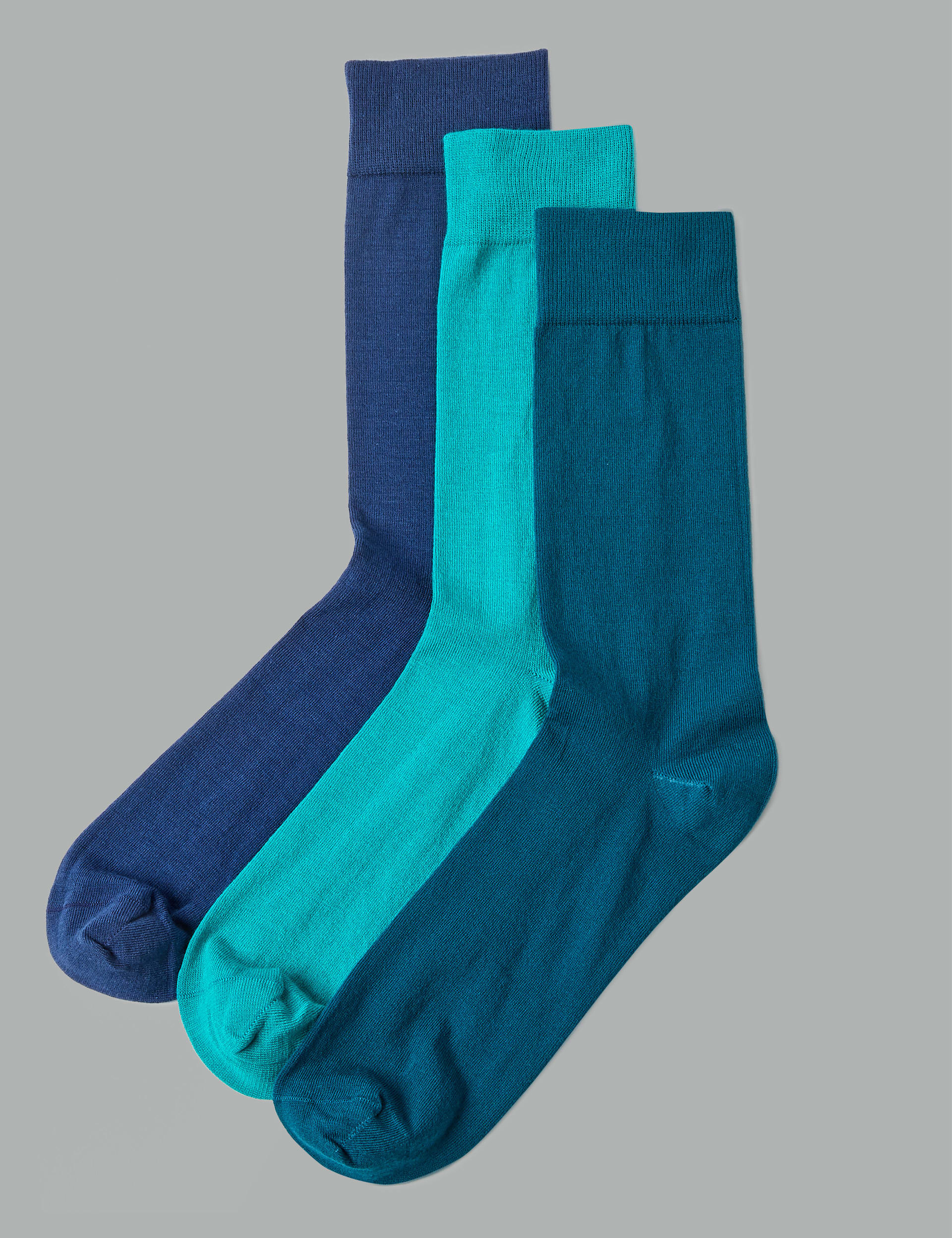 3 Pack Modal Blend Socks | Autograph | M&S IE