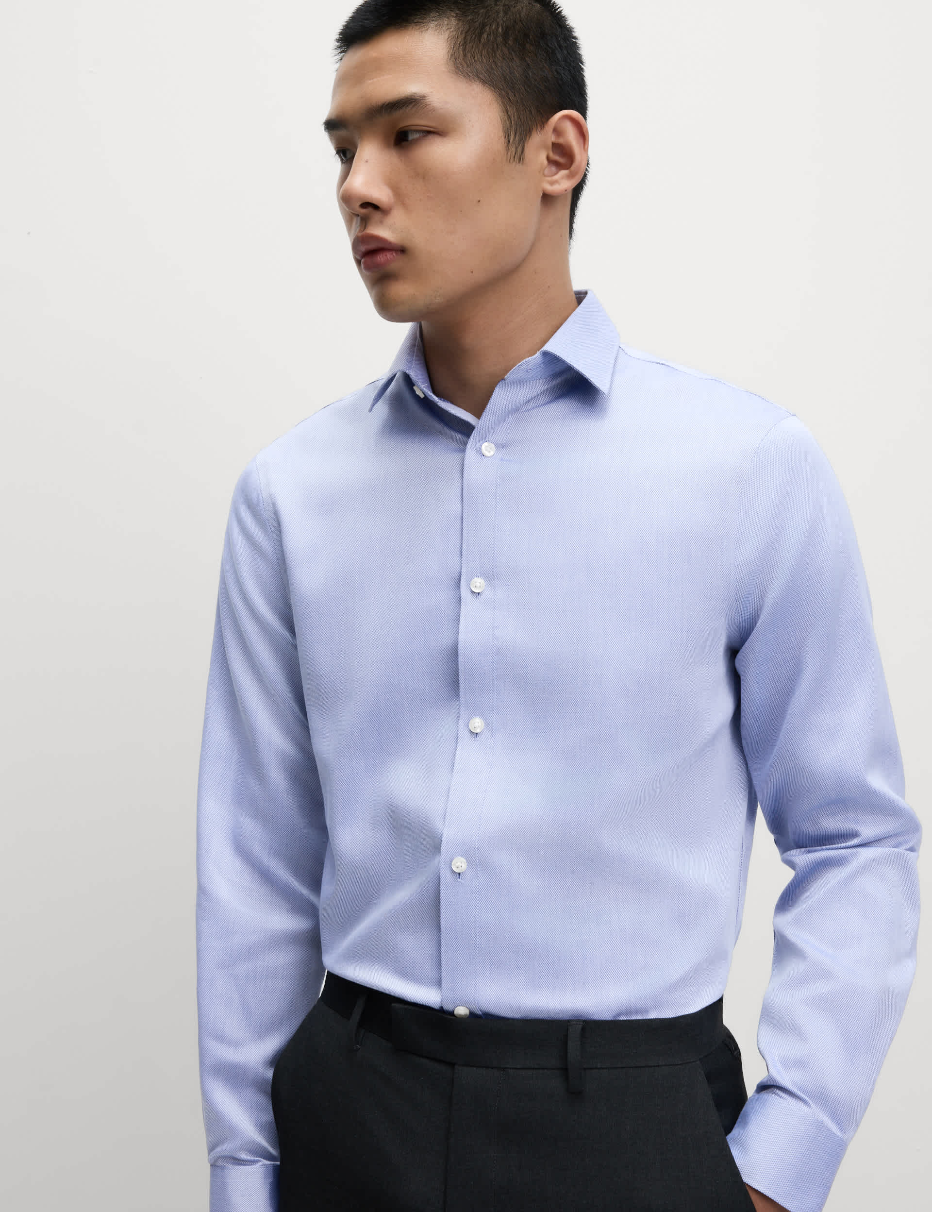 Men's Slim Fit Formal Shirts | M&S