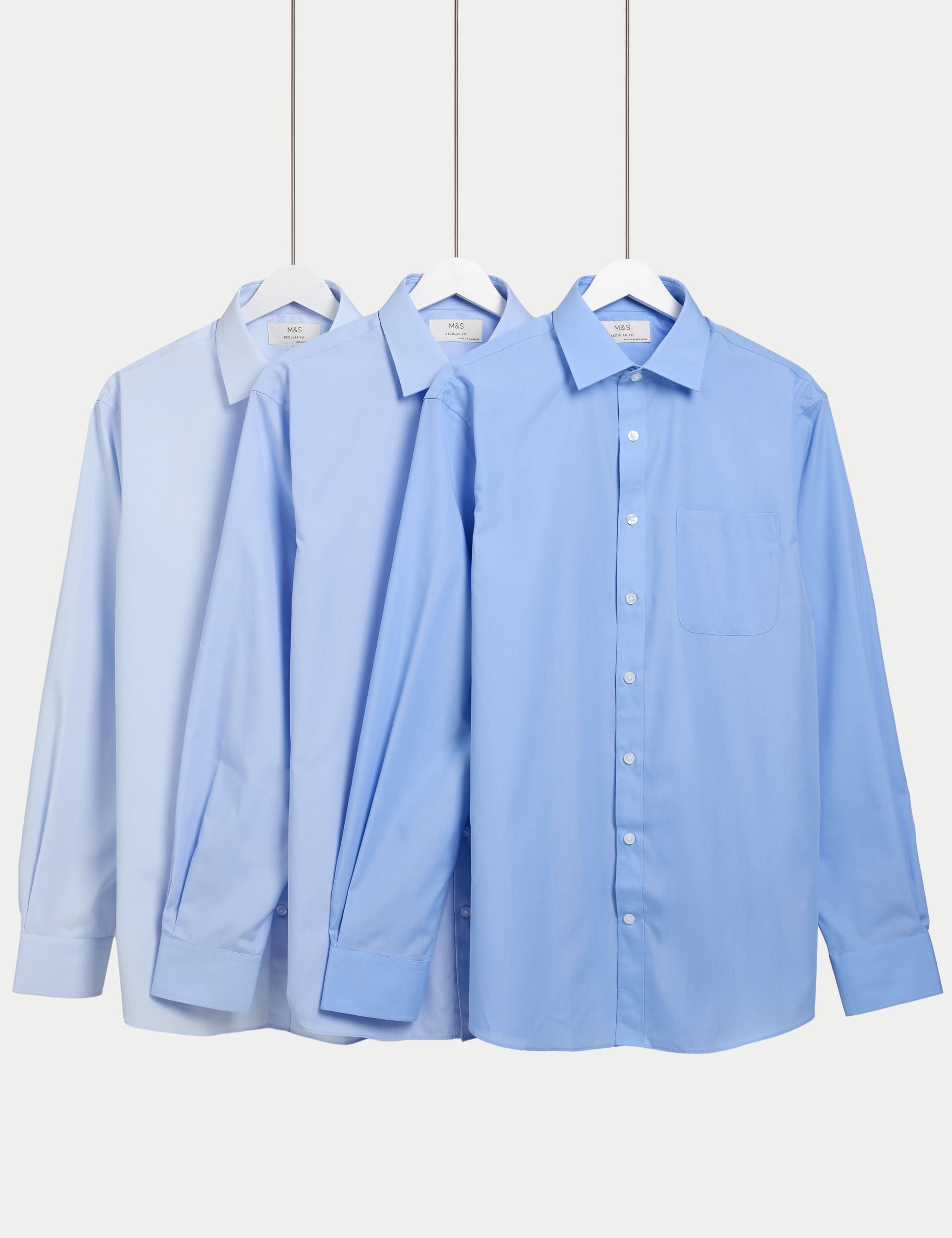 Men's Regular Fit Shirts | M&S