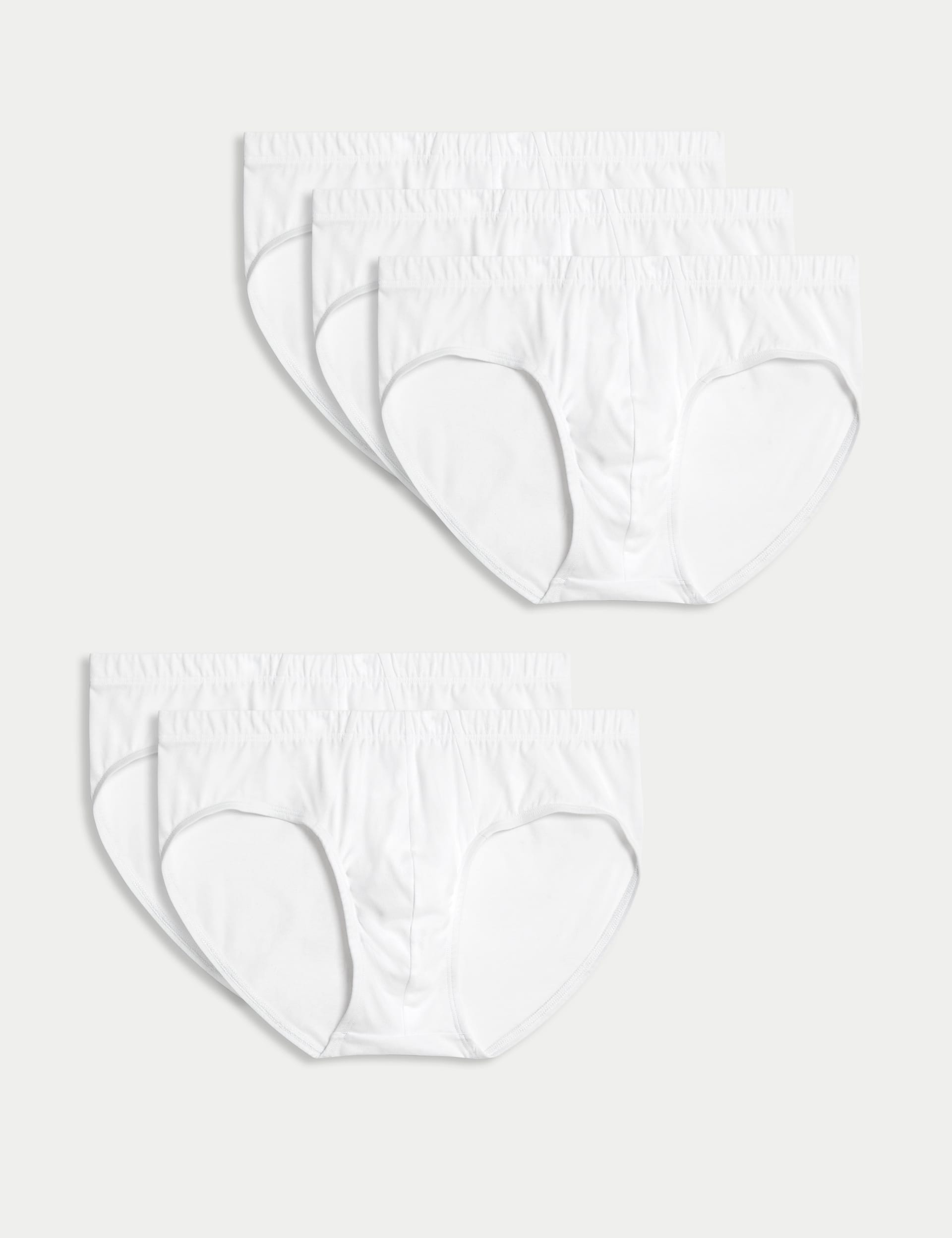 Men’s White Slips at M&S