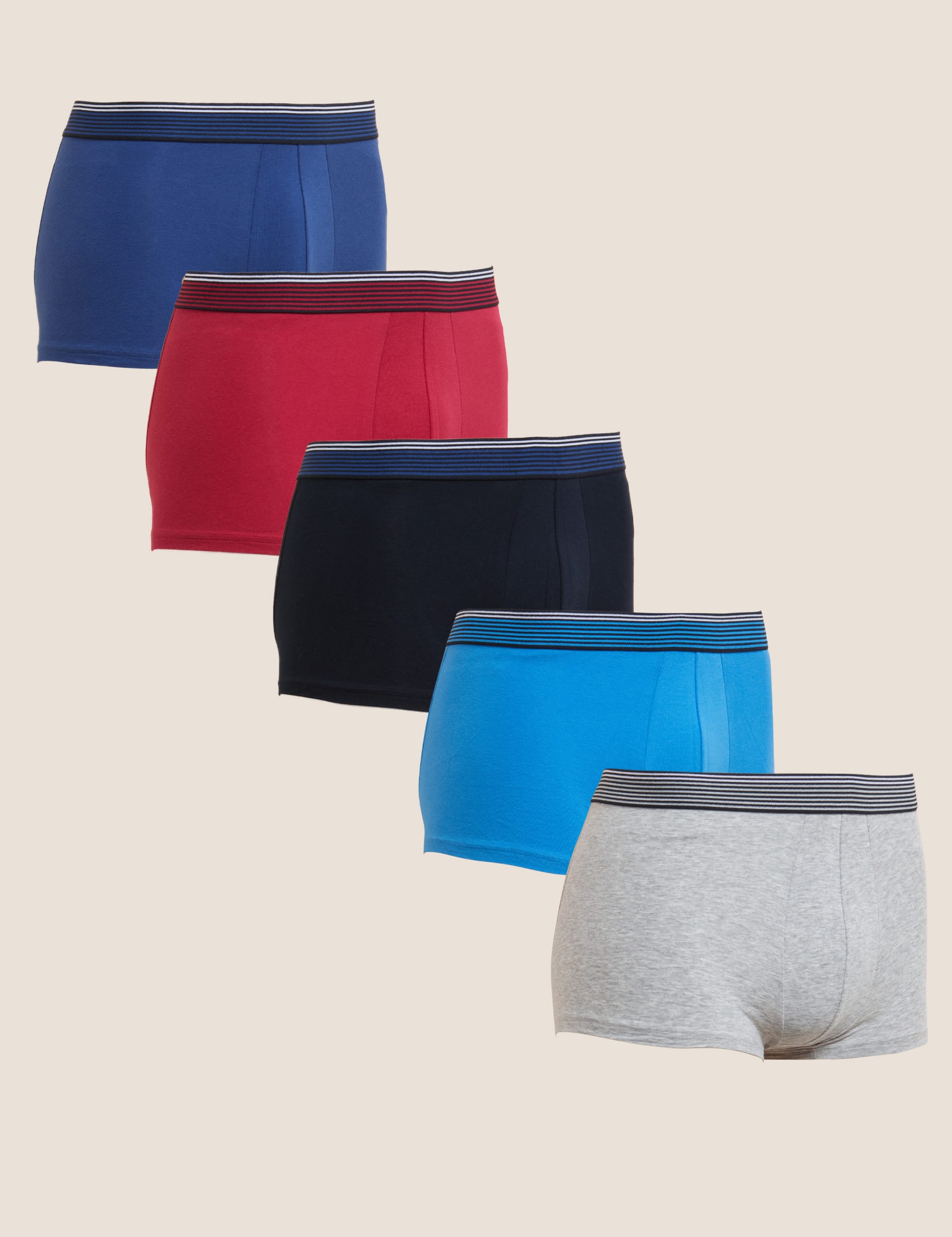 5pk Cotton Rich Cool & Fresh™ Hipsters | M&S Collection | M&S