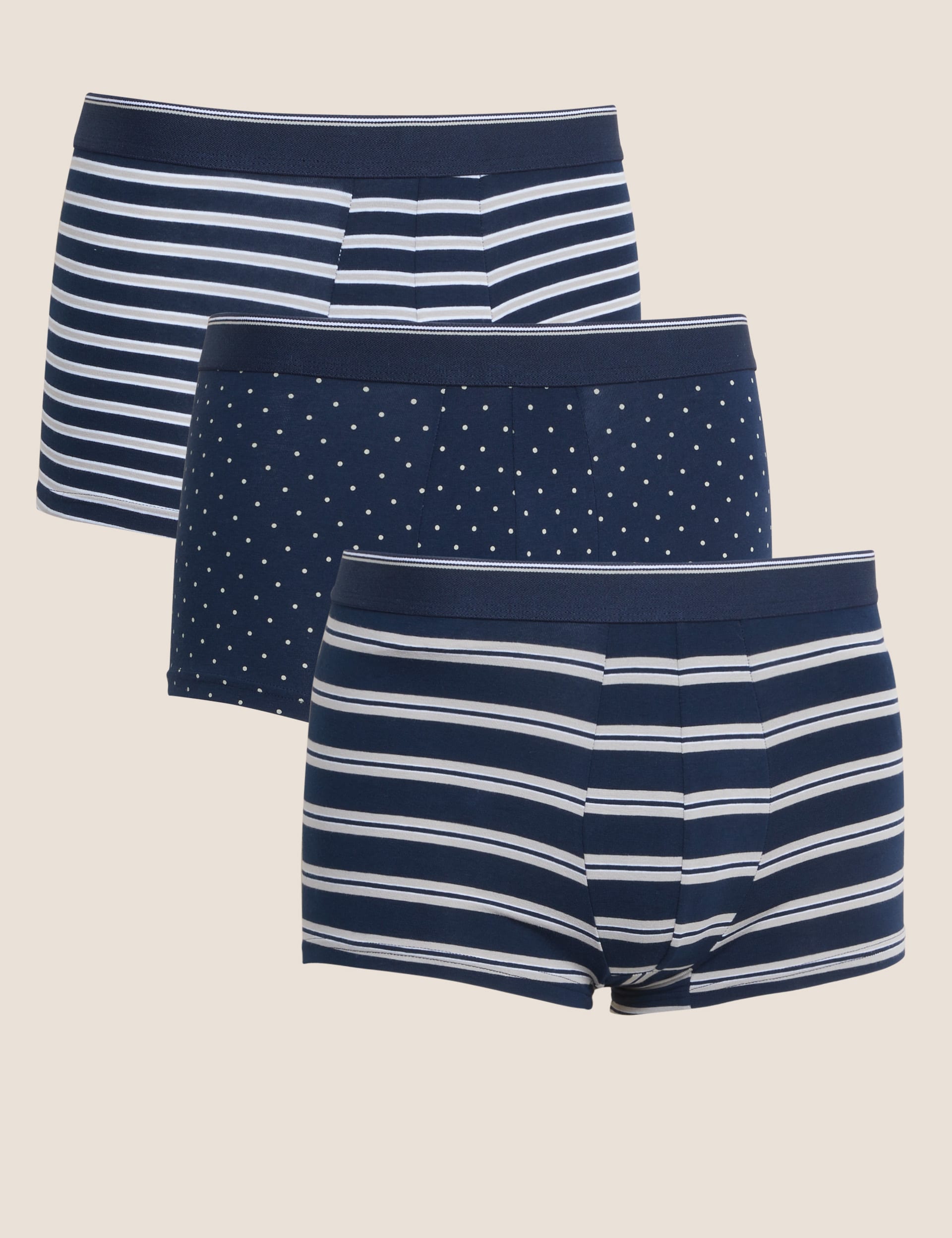 3pk Cotton Rich Cool & Fresh™ Hipsters | M&S Collection | M&S