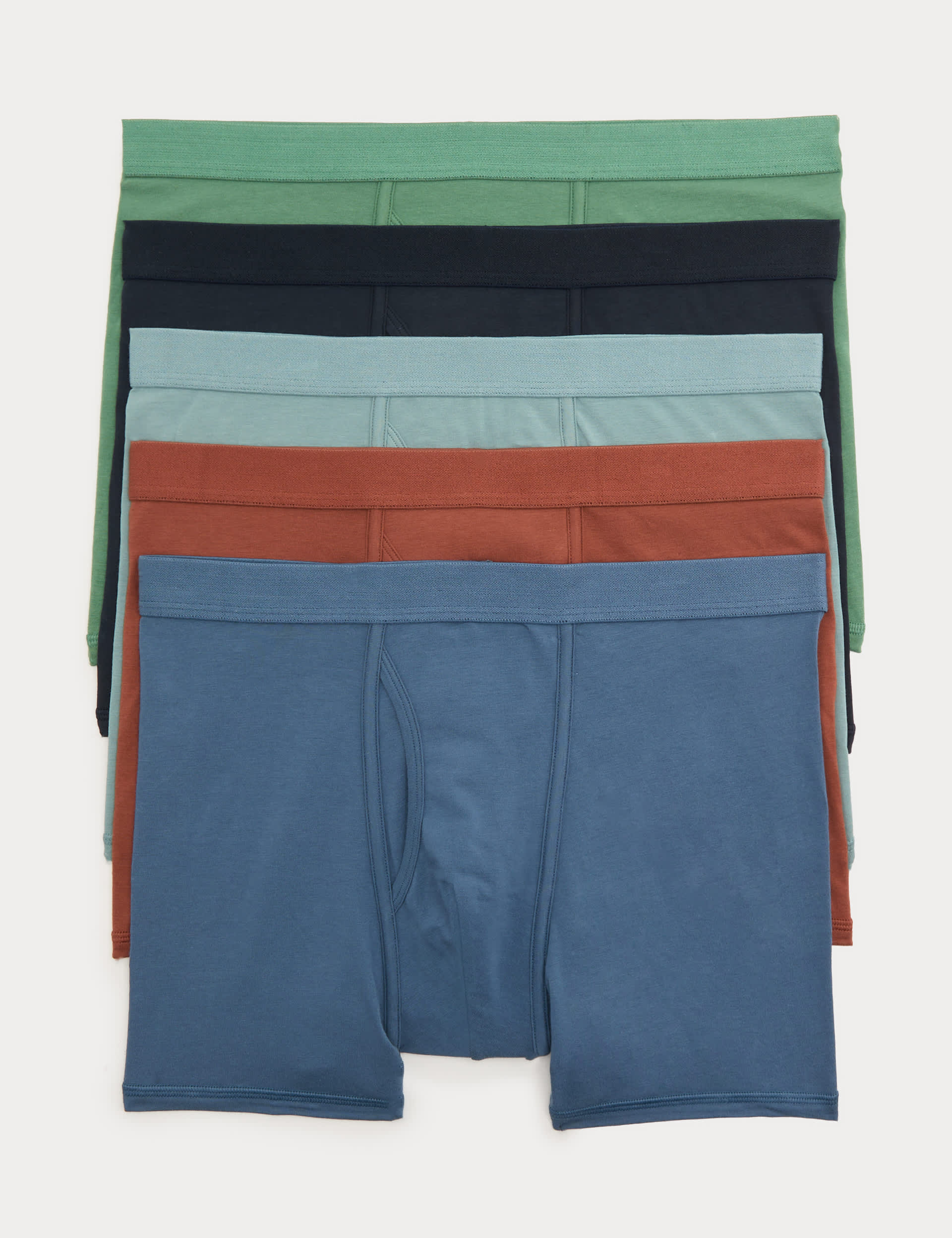 5 Pack Cotton Stretch Trunks | M&S