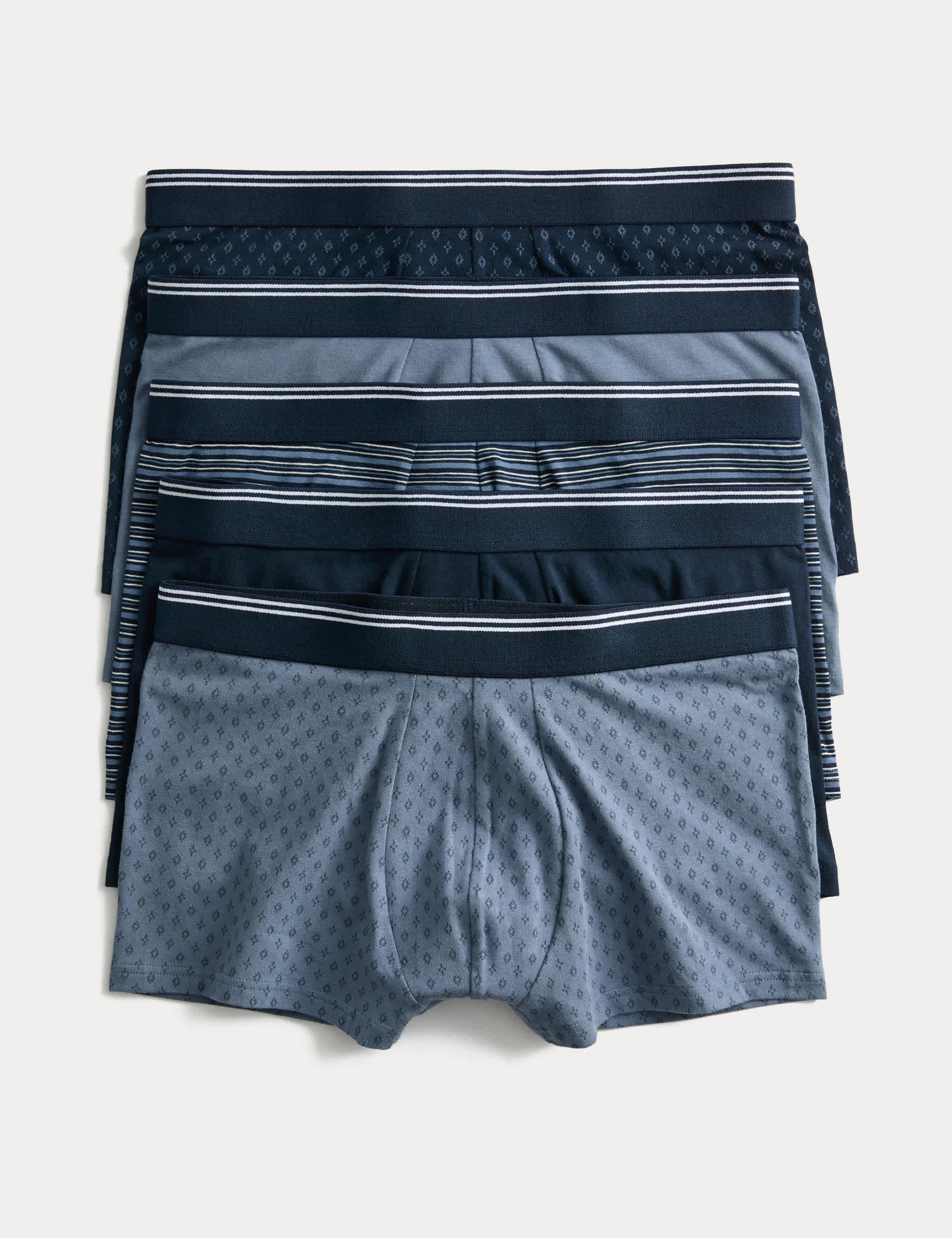 5 Pack Cotton Stretch Cool & Fresh™ Hipsters | M&S | M&S