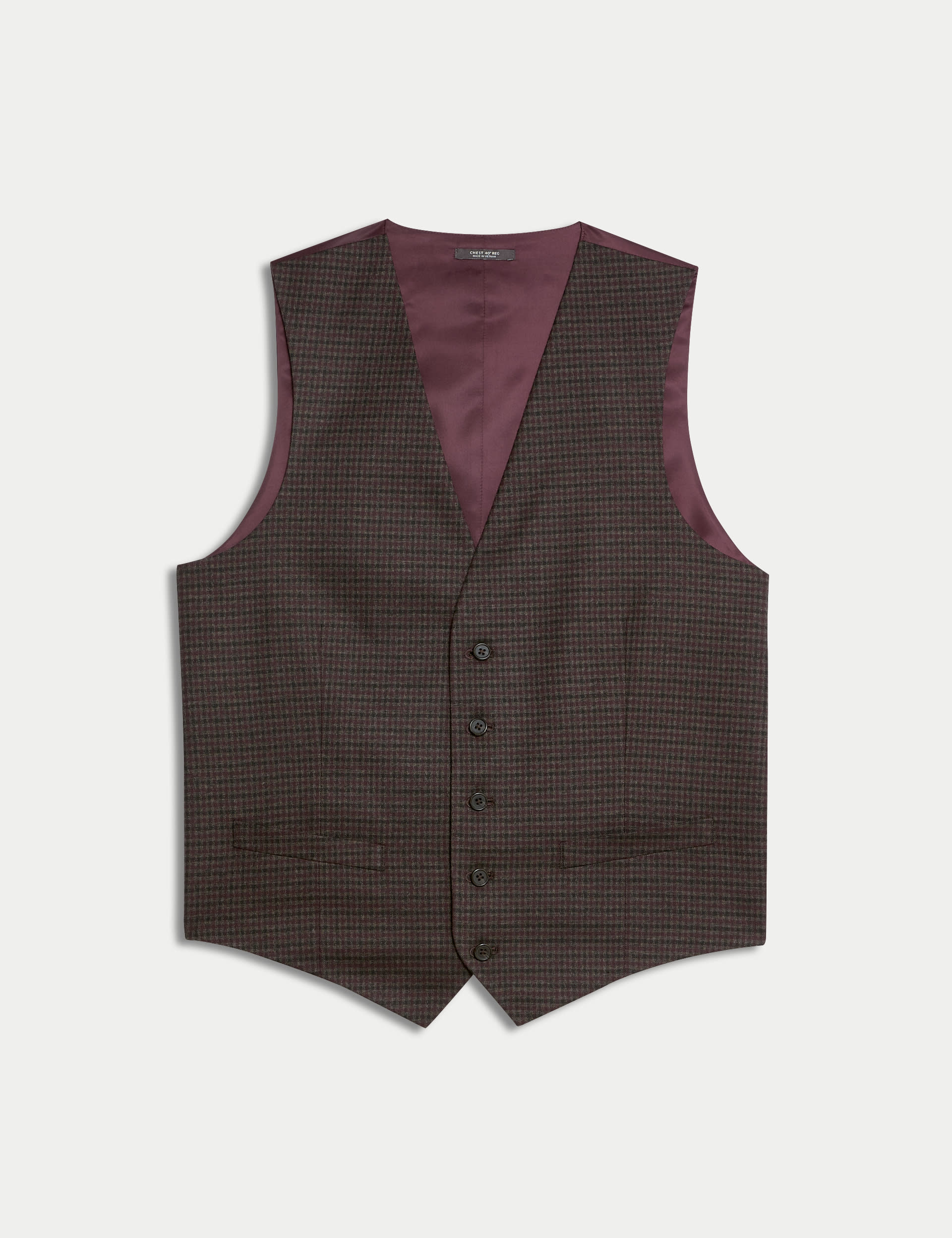 Men’s Checked Waistcoats at M&S