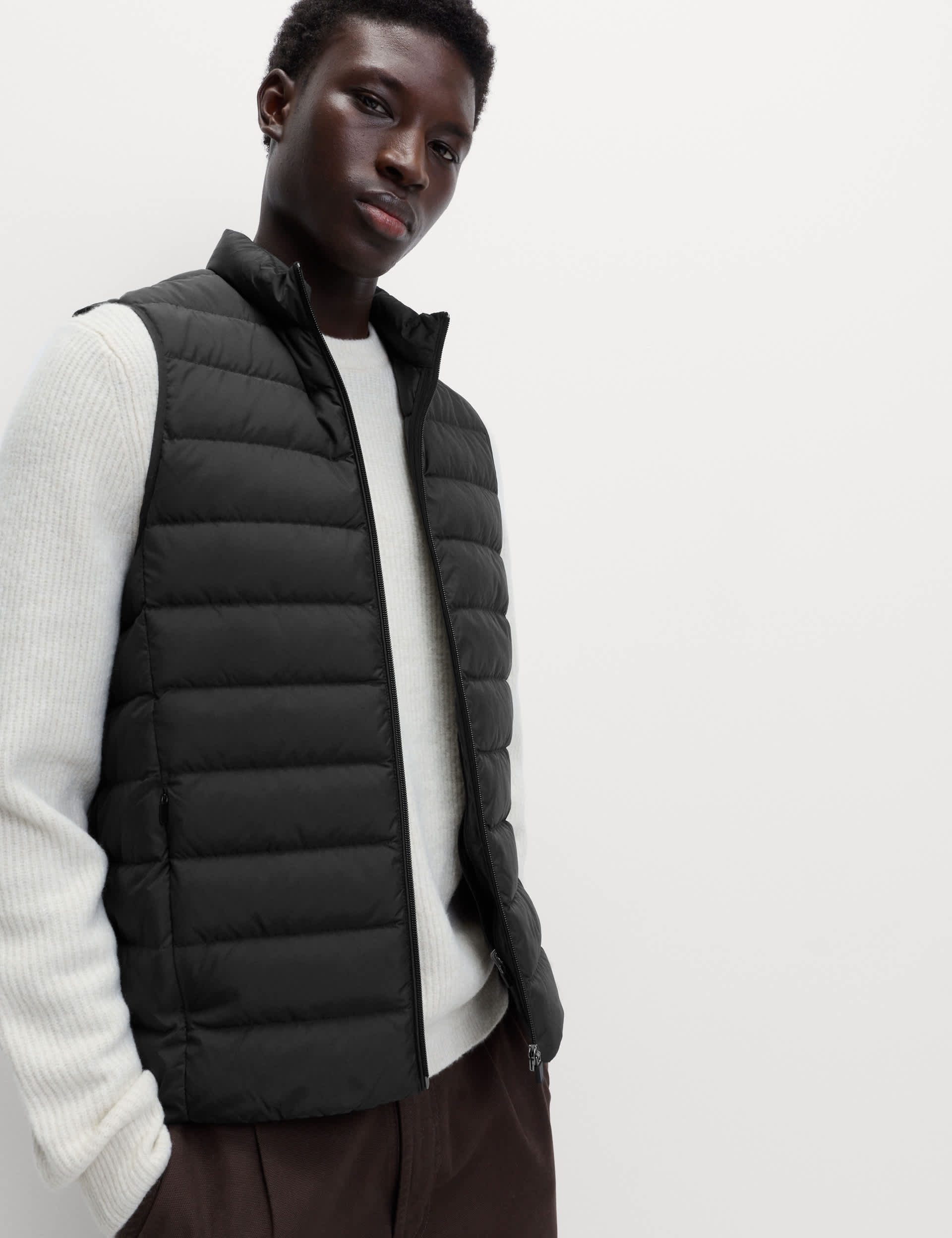 Feather and Down Padded Lightweight Gilet | M&S | M&S