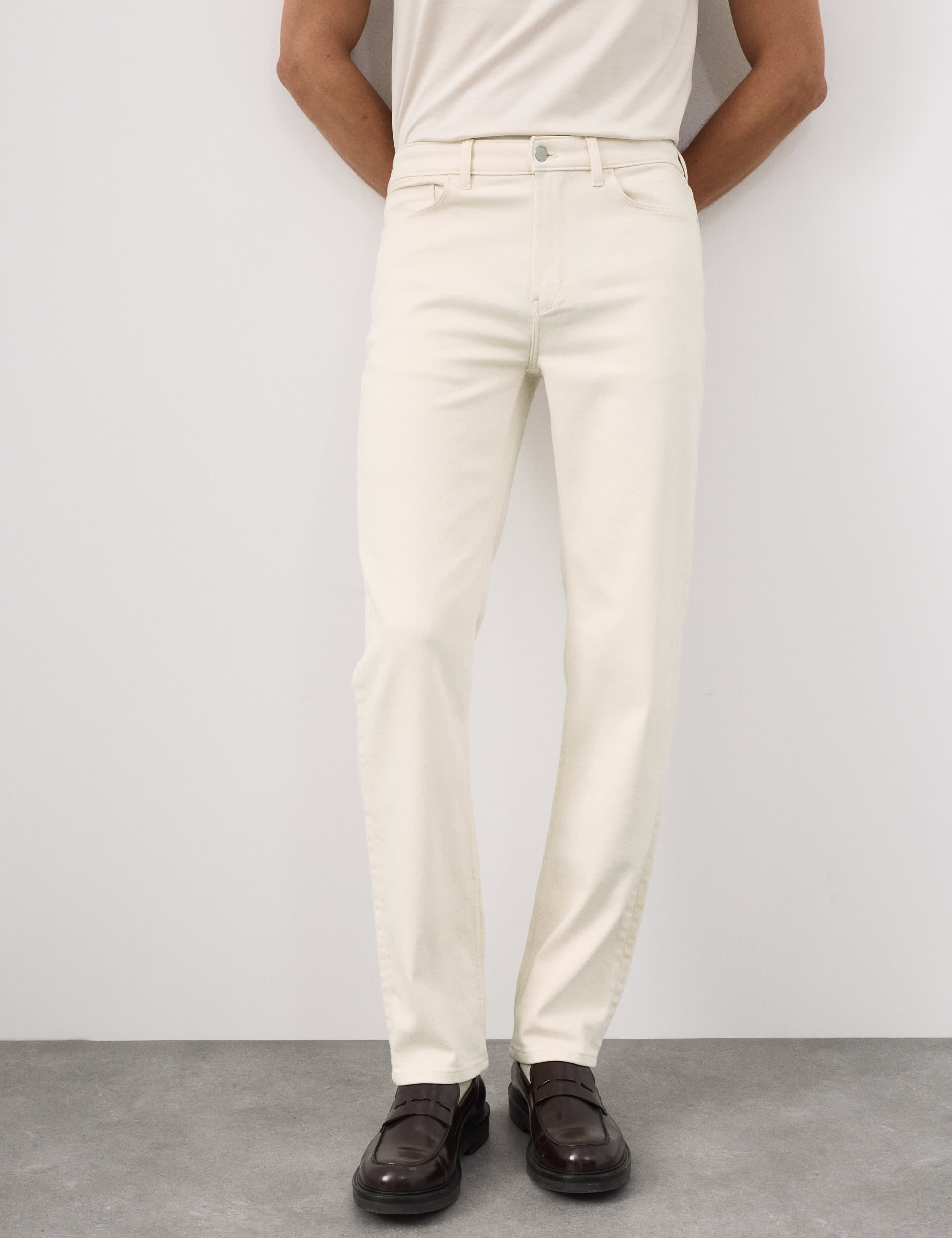 Straight Fit Italian Soft Touch Jeans | Autograph | M&S