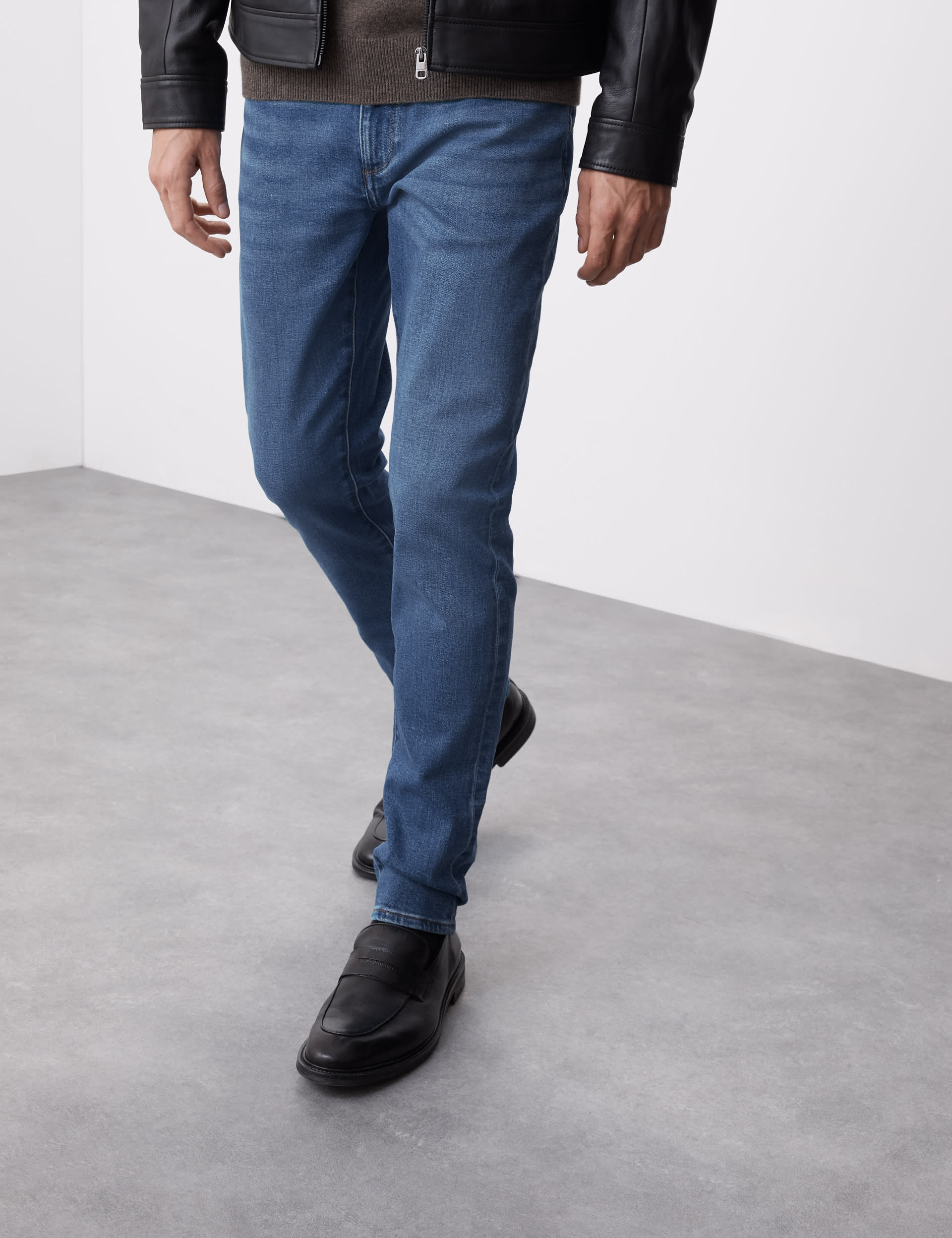 Slim Fit Soft Touch 5 Pocket Jeans | Autograph | M&S IE
