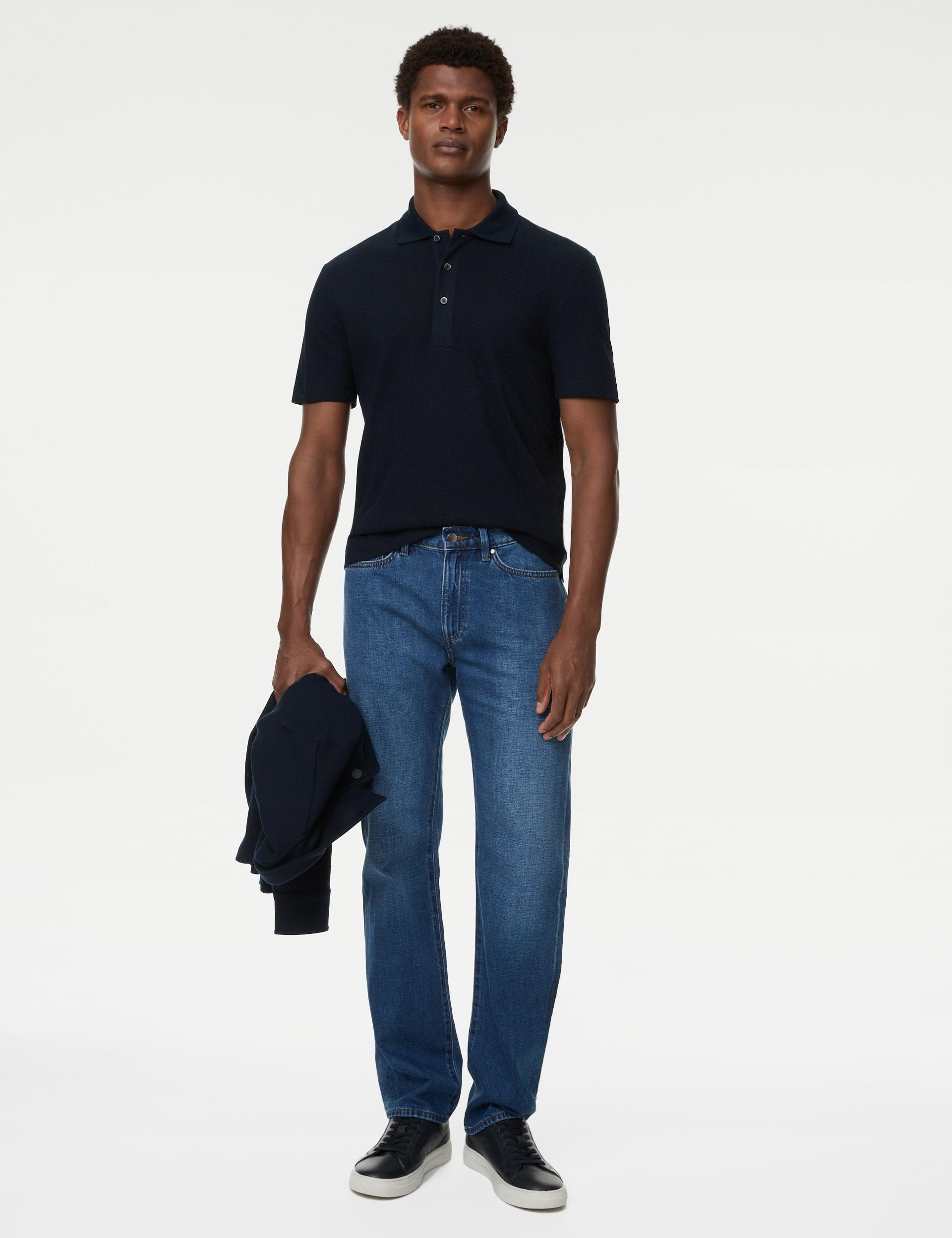 Men’s Navy Tops at M&S