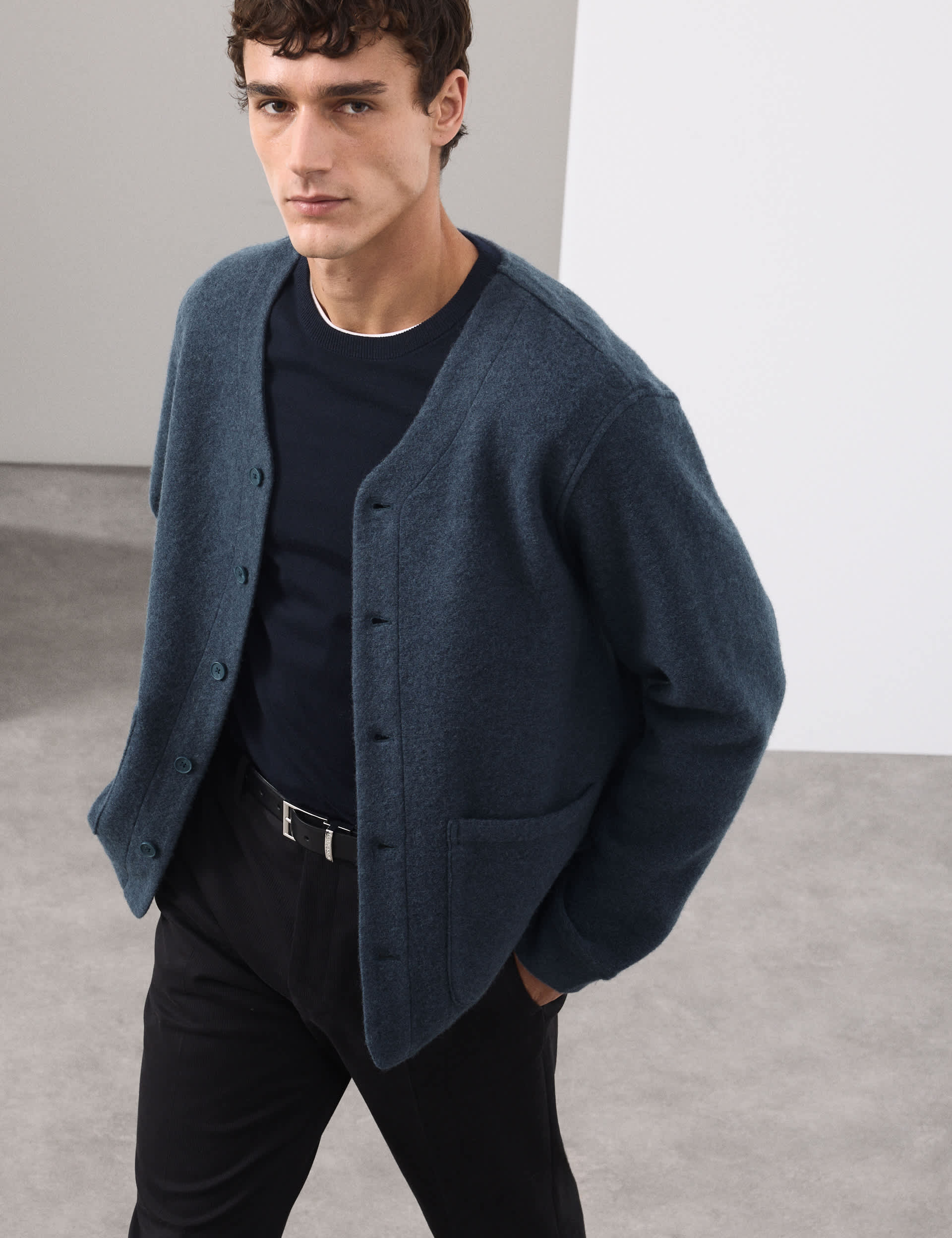 Men’s Navy Cardigans at M&S