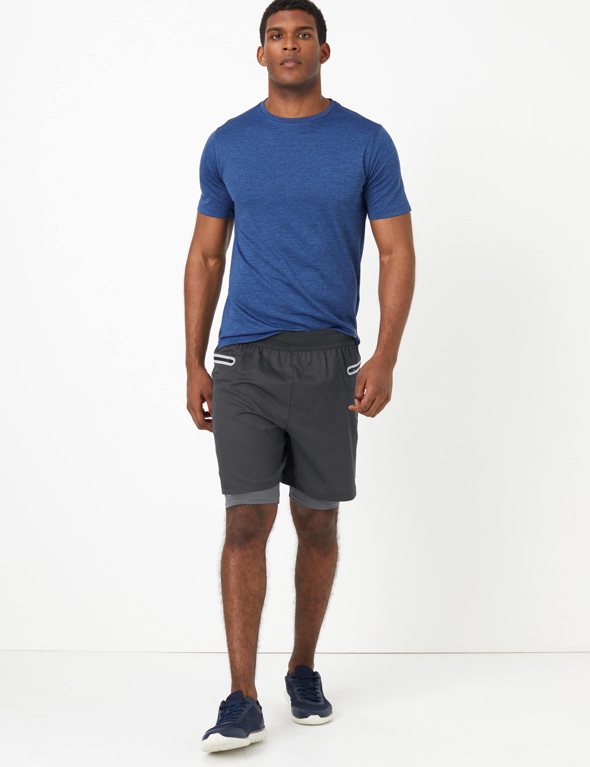 Active Two Layer Shorts | M&S Collection | M&S IE