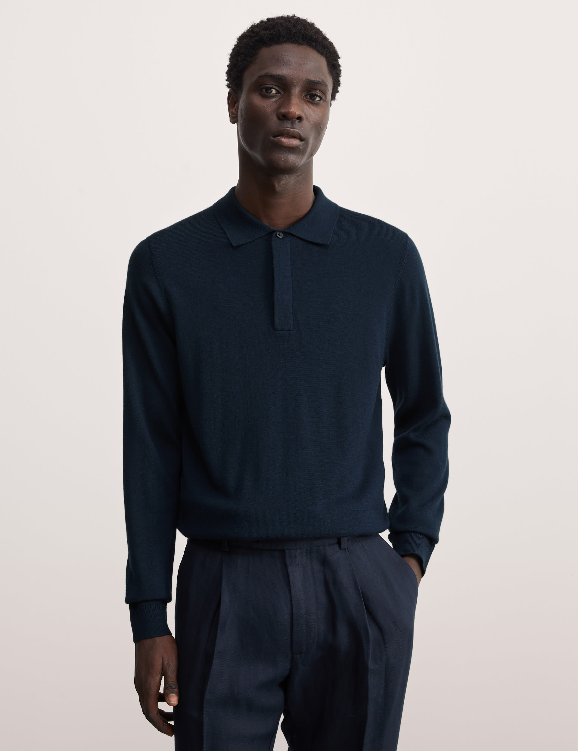 Men’s Merino Wool Polo Shirts | M&S