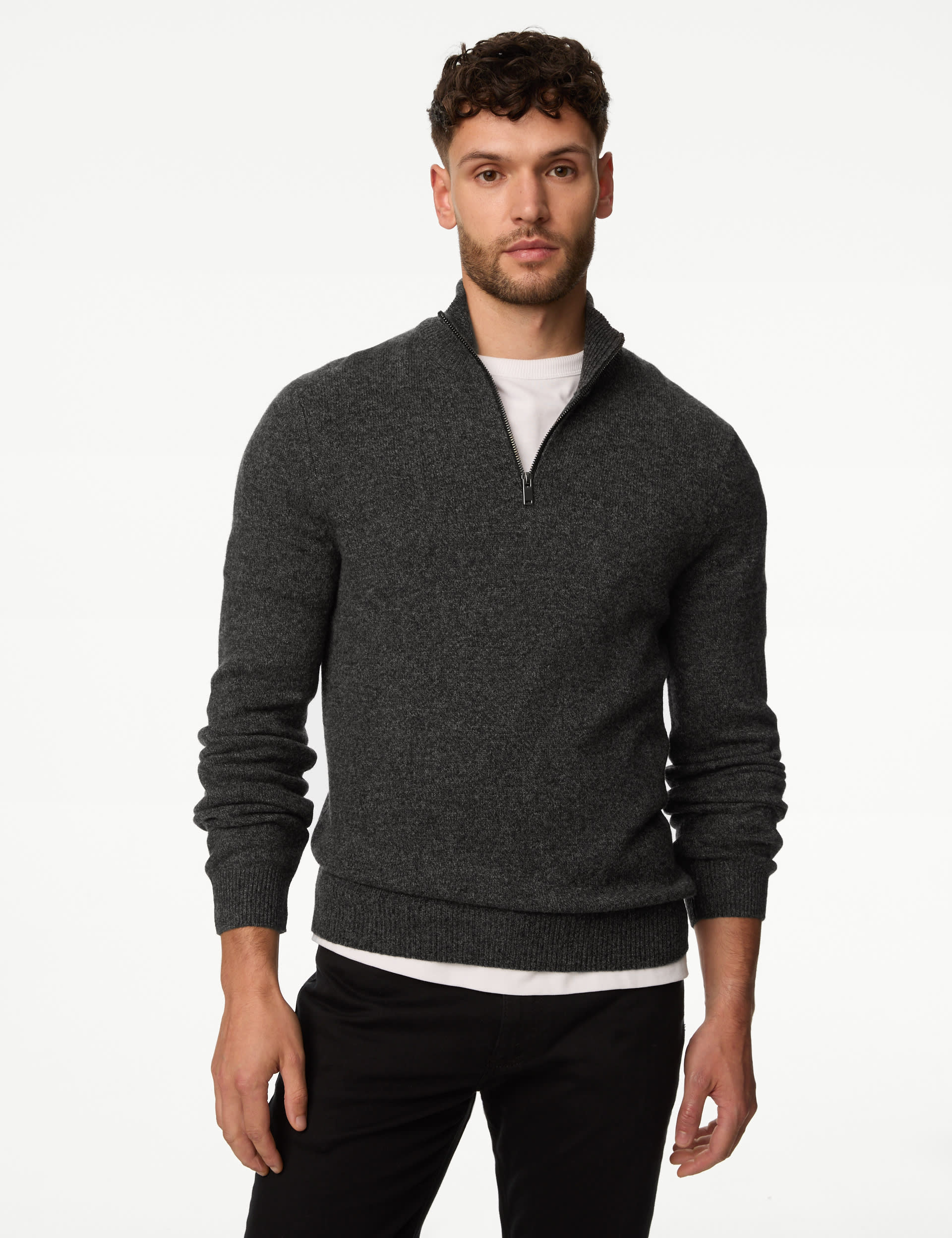 Men's Grey Jumpers at M&S