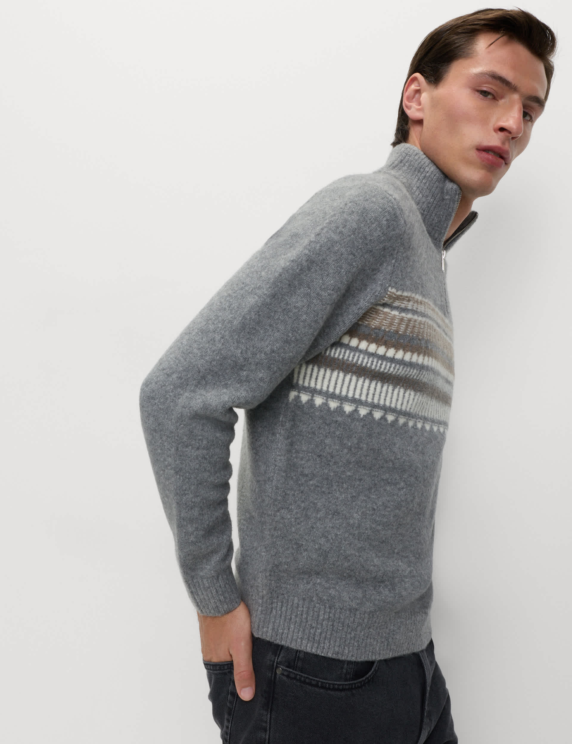 Men's Grey Jumpers at M&S