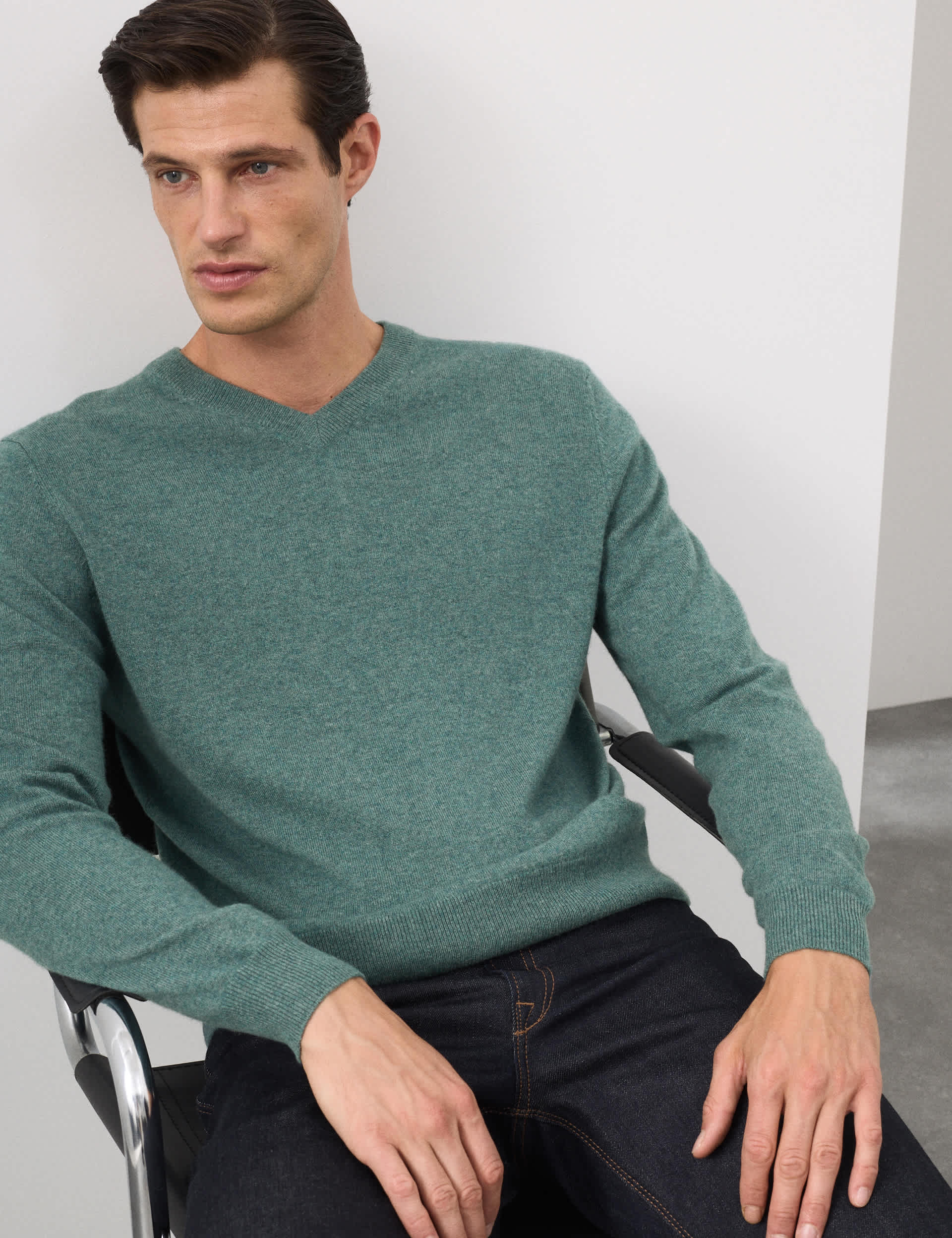 Pure Cashmere V-Neck Jumper | Autograph | M&S