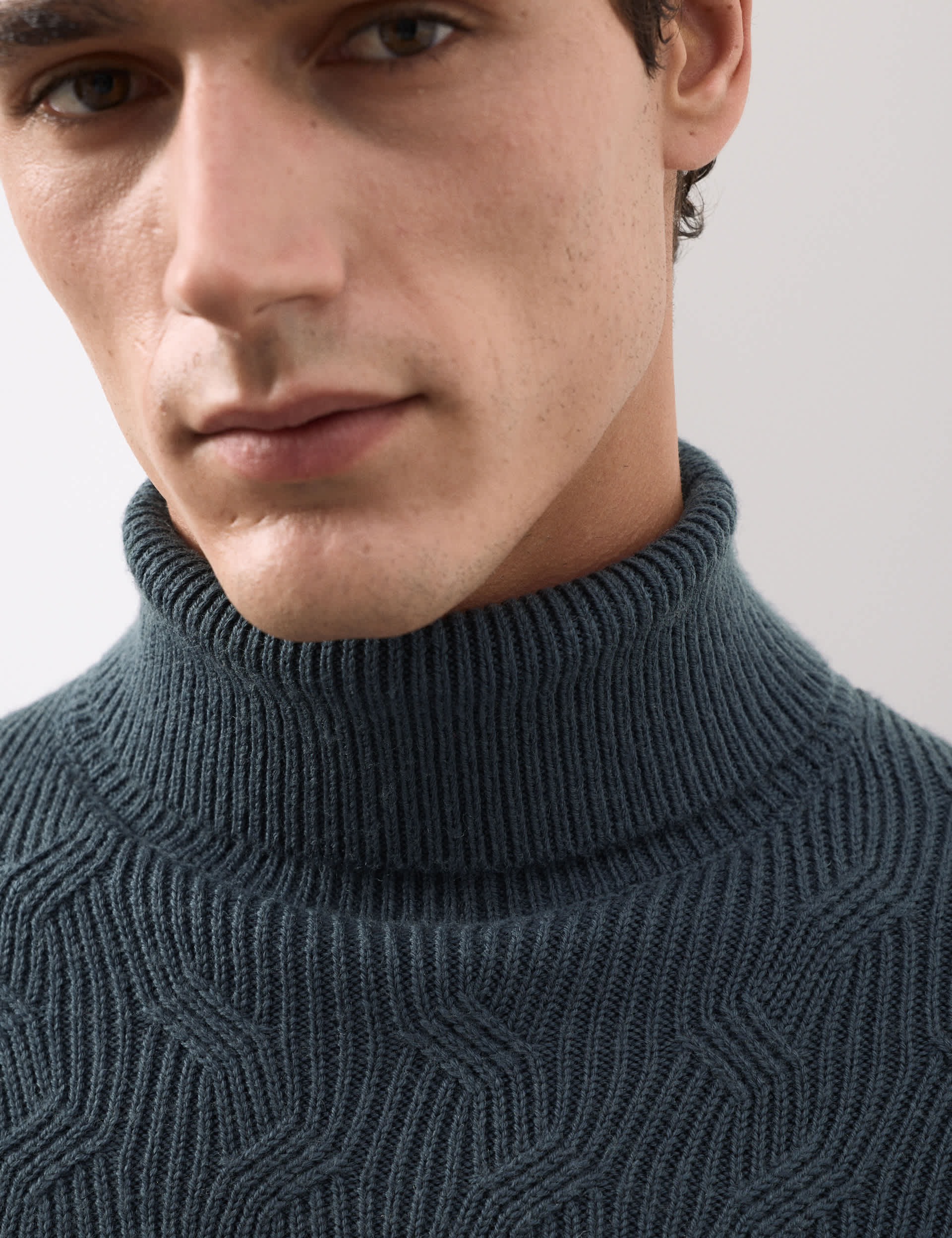 Men's Roll-Neck Jumpers at M&S