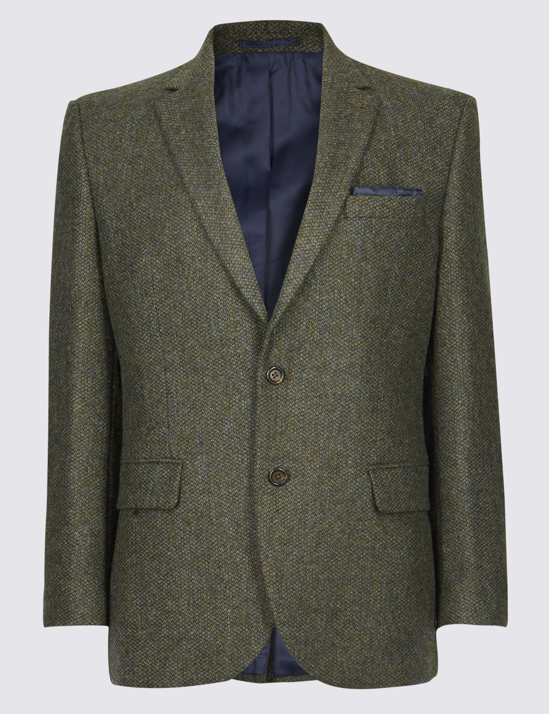 Pure Wool Textured Jacket | M&S Collection | M&S