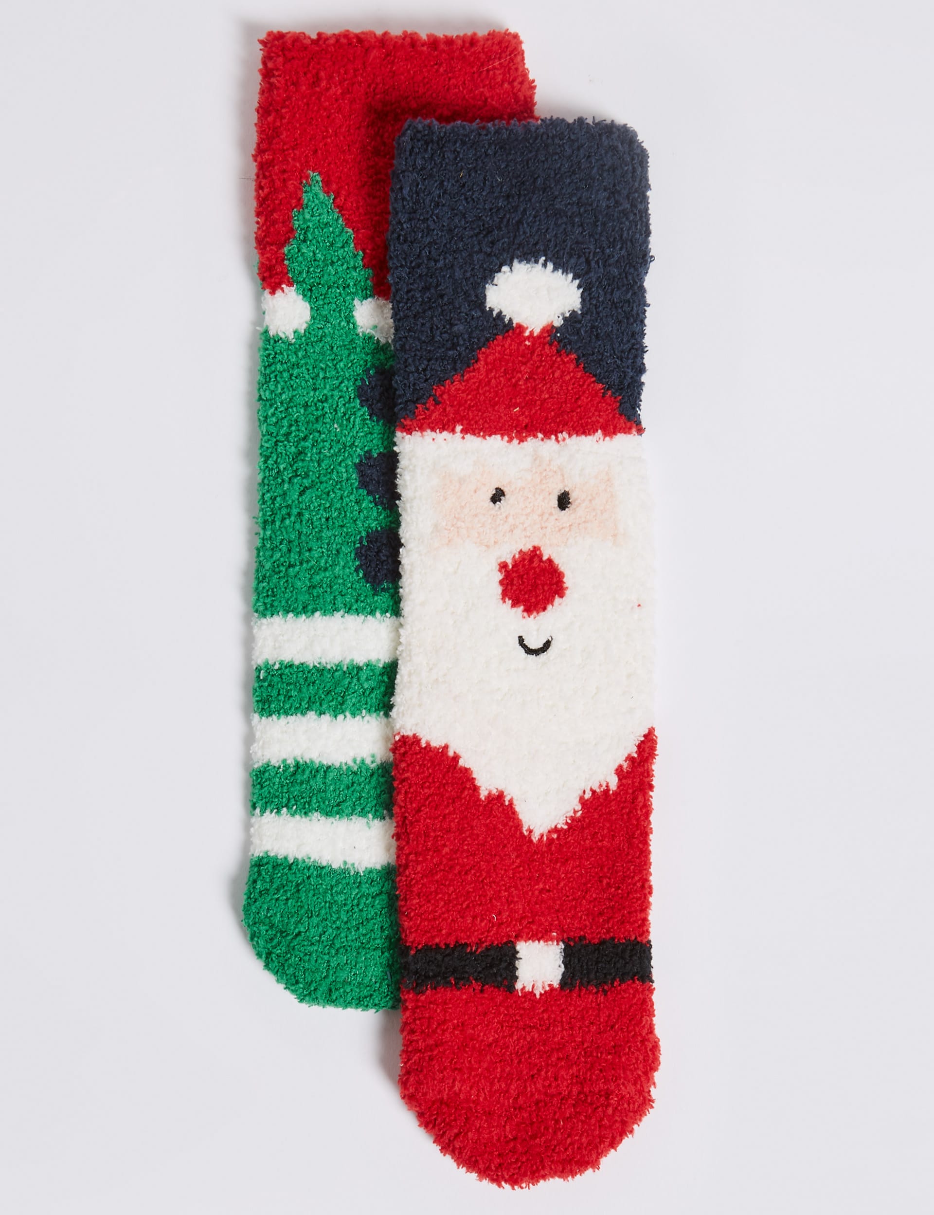 2 Pairs of Santa Cosy Socks | M&S