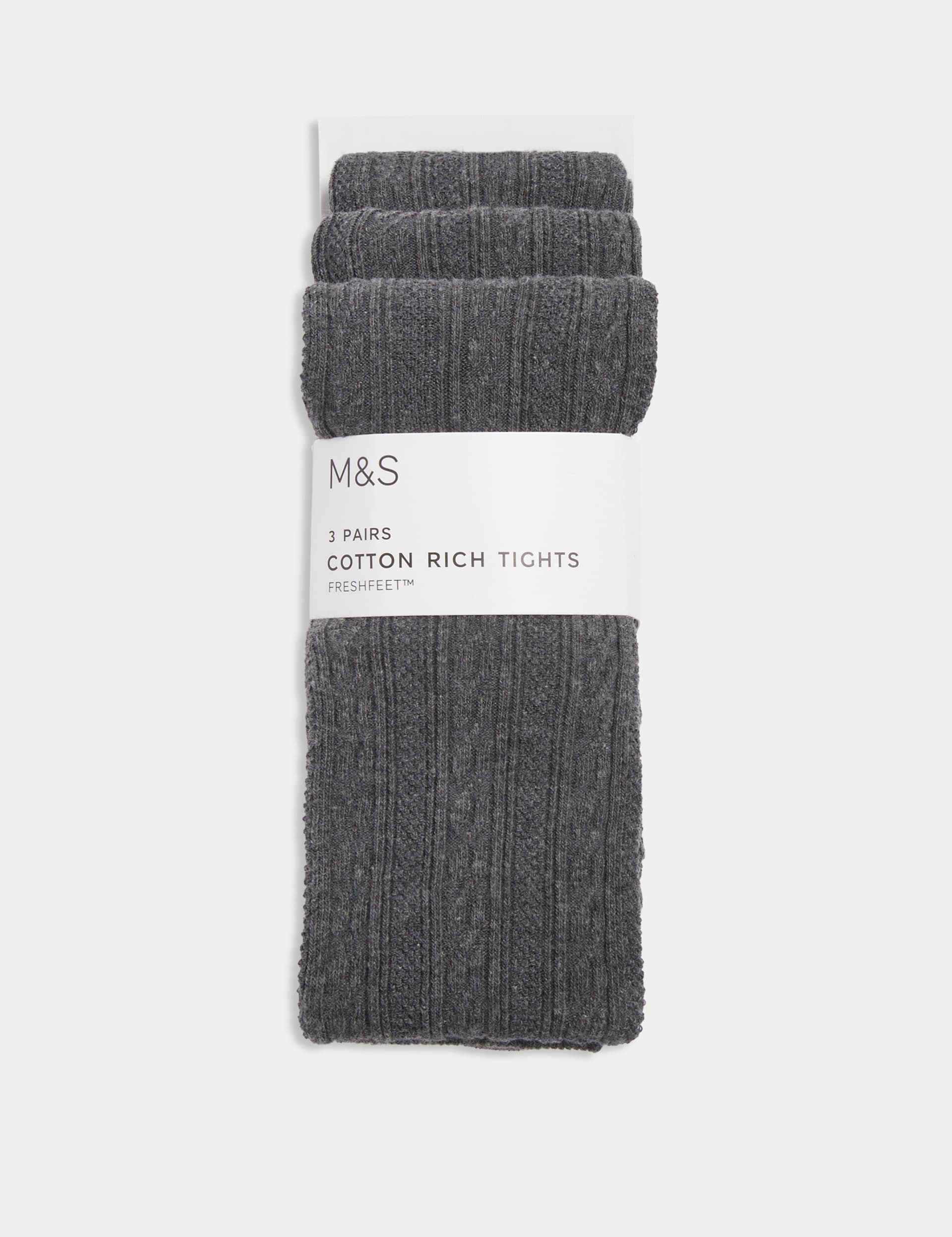 Grey School Tights | M&S