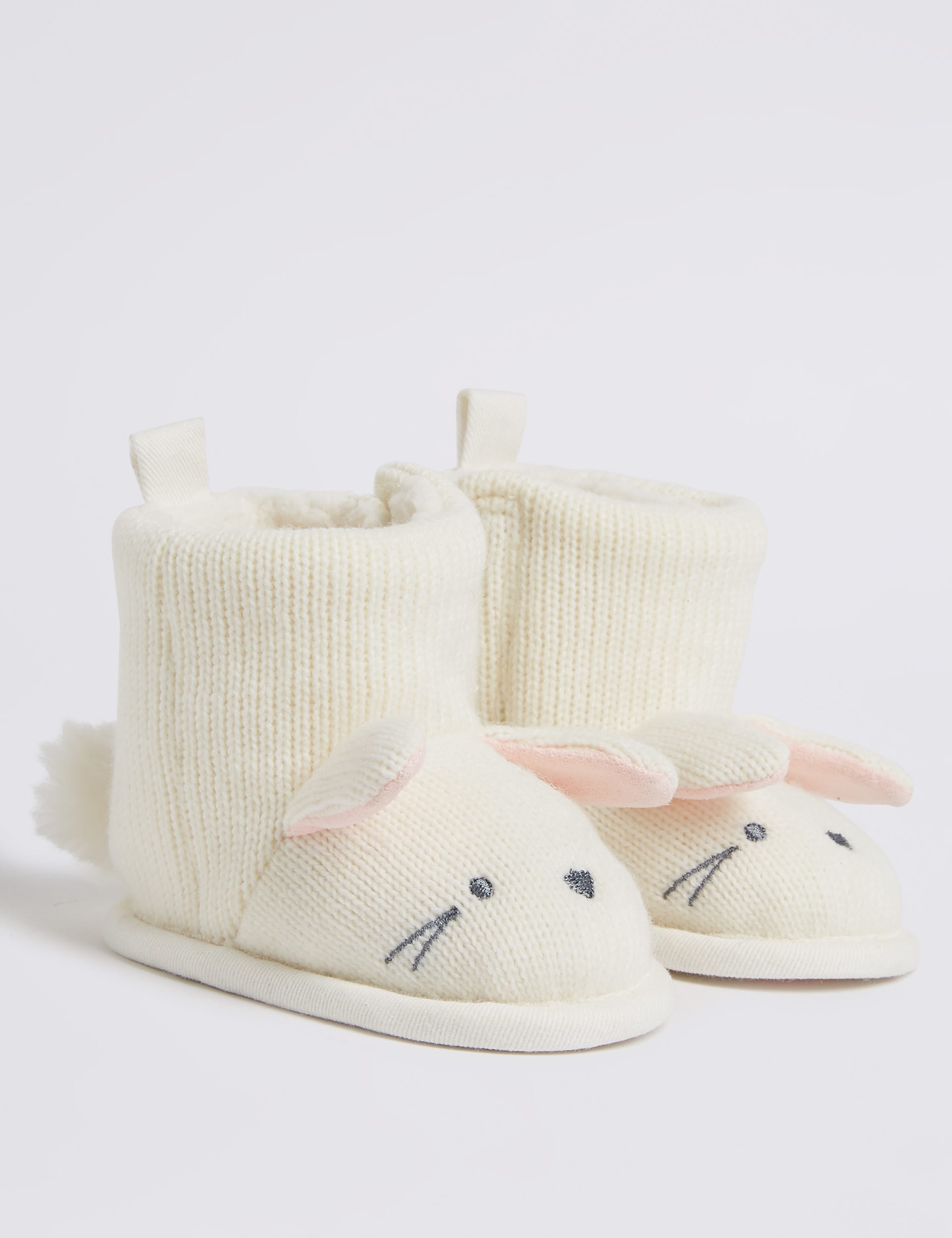 Baby Bunny Knitted Pram Boots | M&S IE