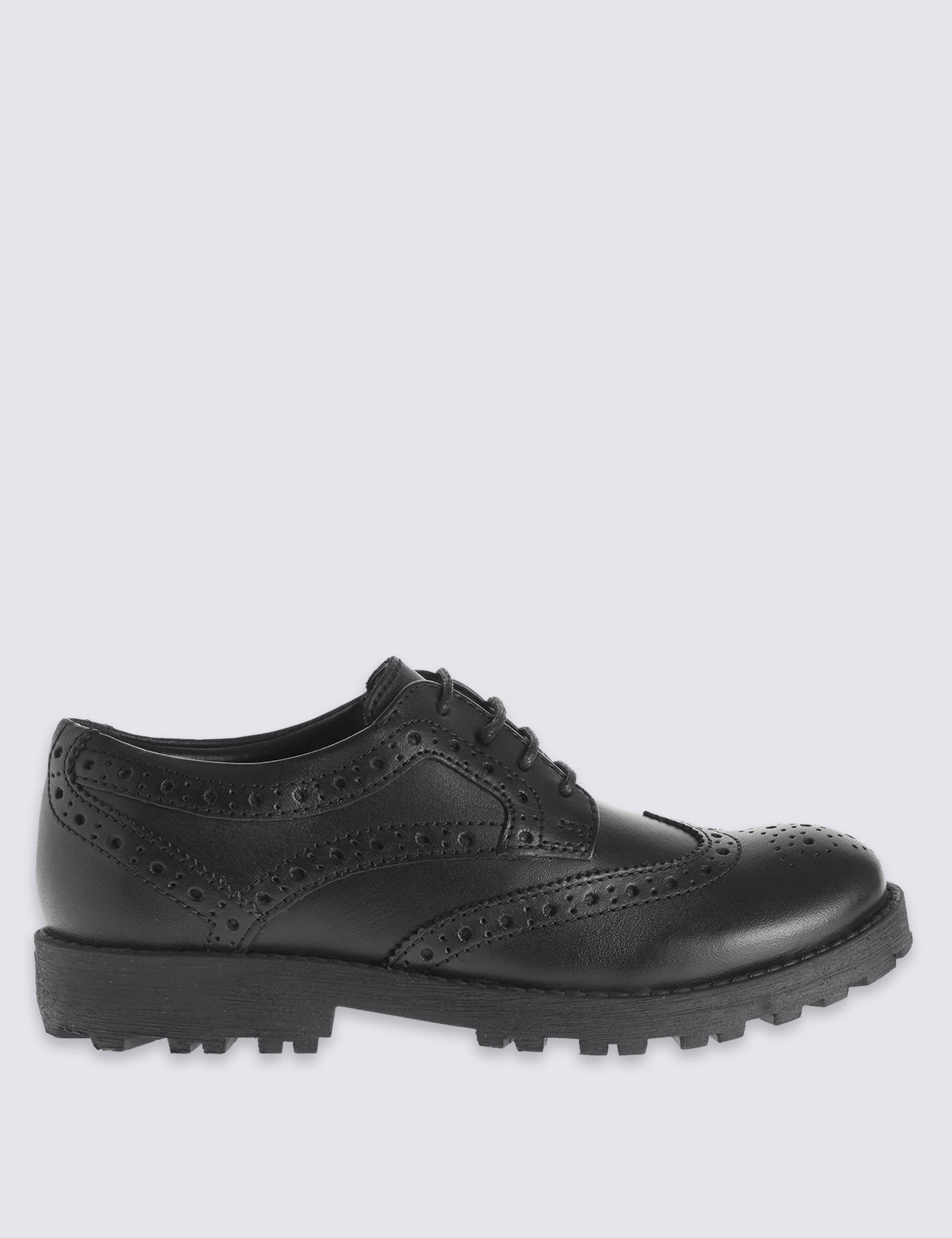 Kids' Leather Brogue Shoes | M&S