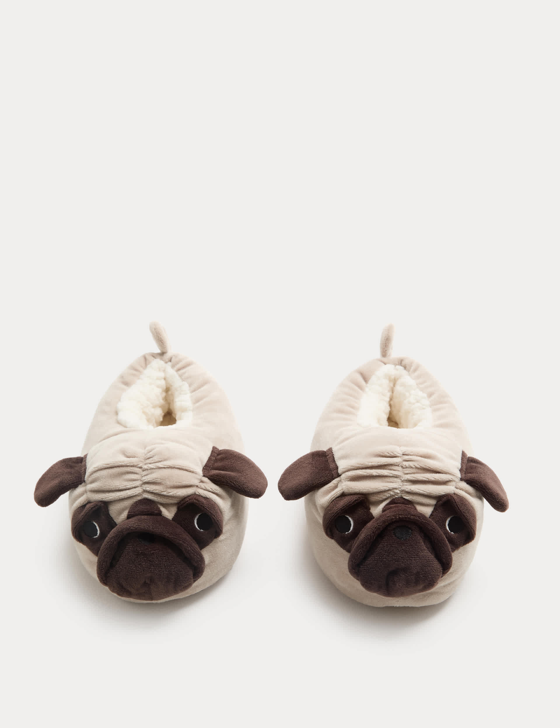 Kids' Pug Slippers (9 Small - 7 Large) | M&S