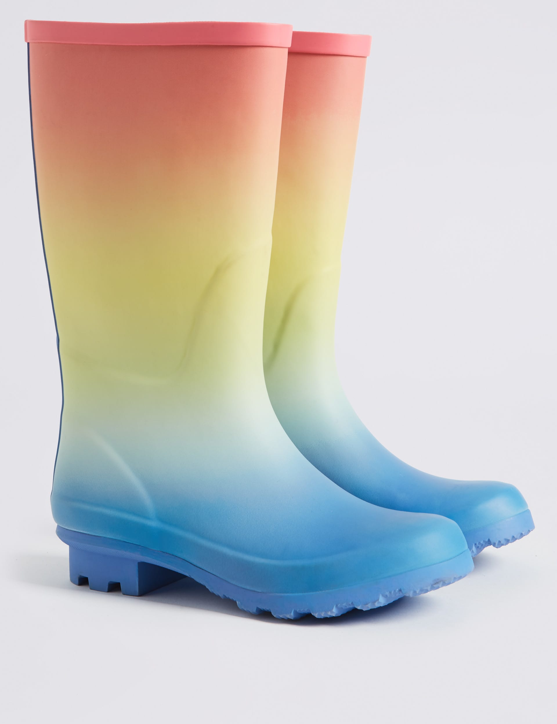 Kids Rainbow Ombre Wellies (13 Small - 6 Large) | M&S IE