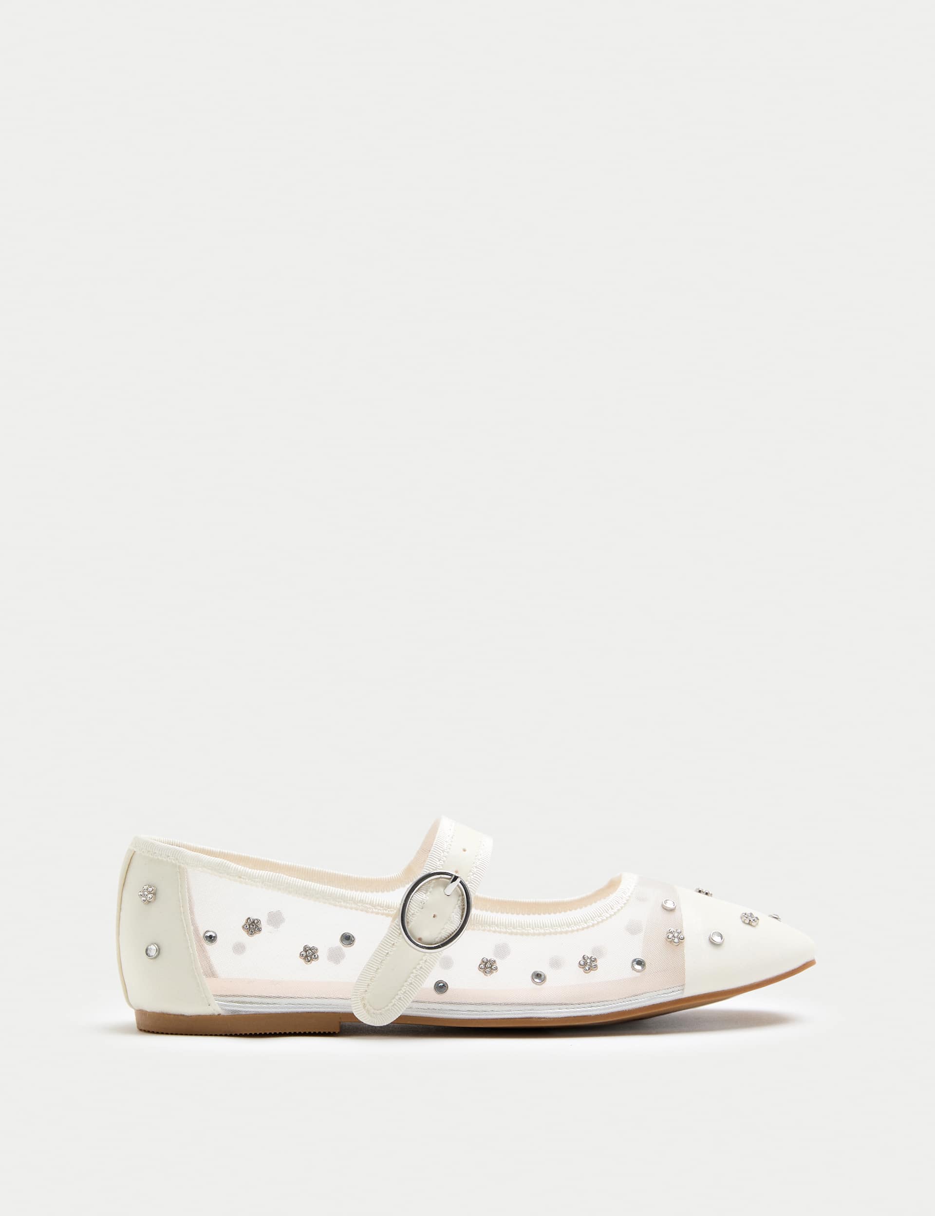 Kids' Diamanté Ballet Pumps (10 Small - 4 Large) | M&S