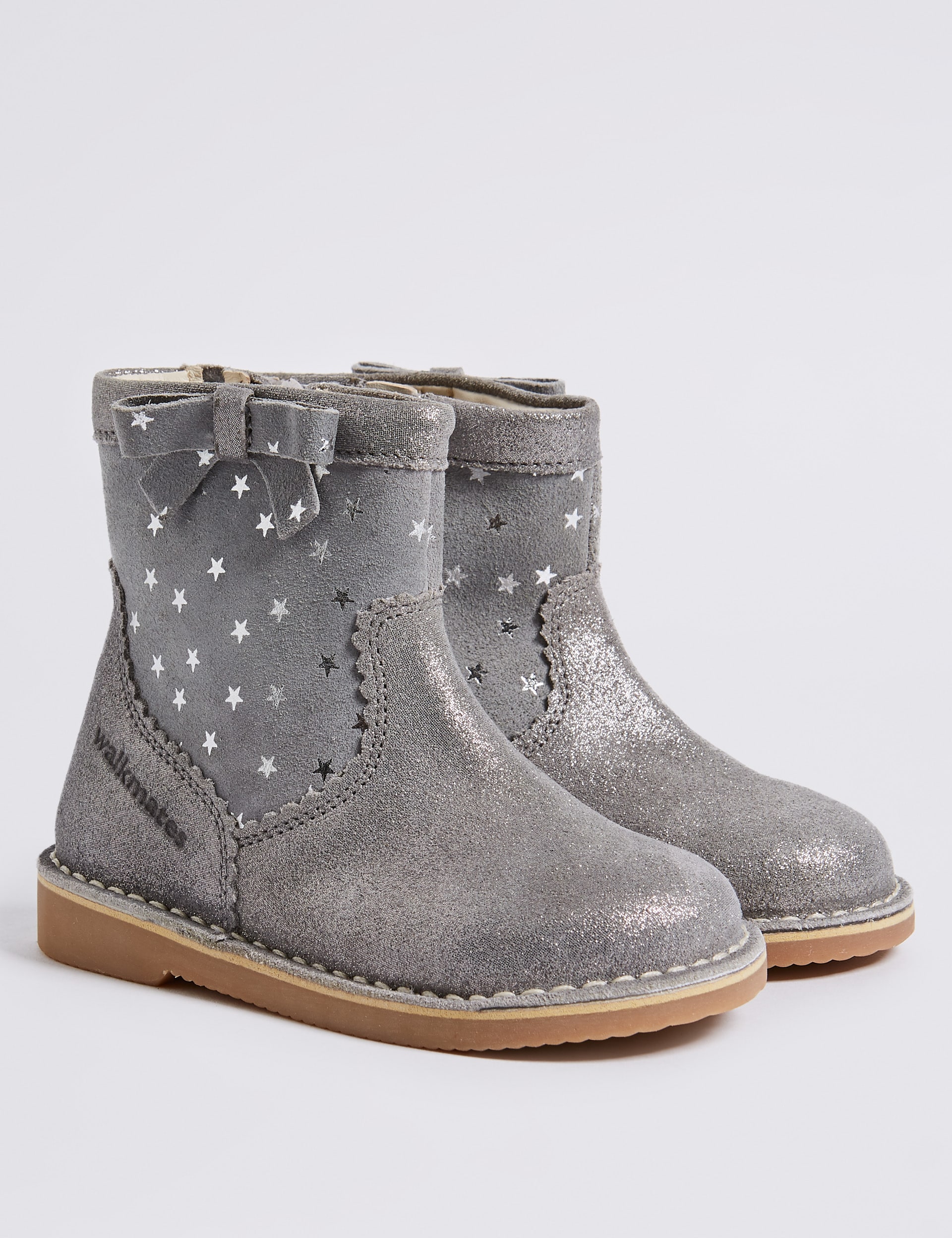 Kids' Walkmates™ Leather Ankle Boots (4 Small - 11 Small) | M&S IE