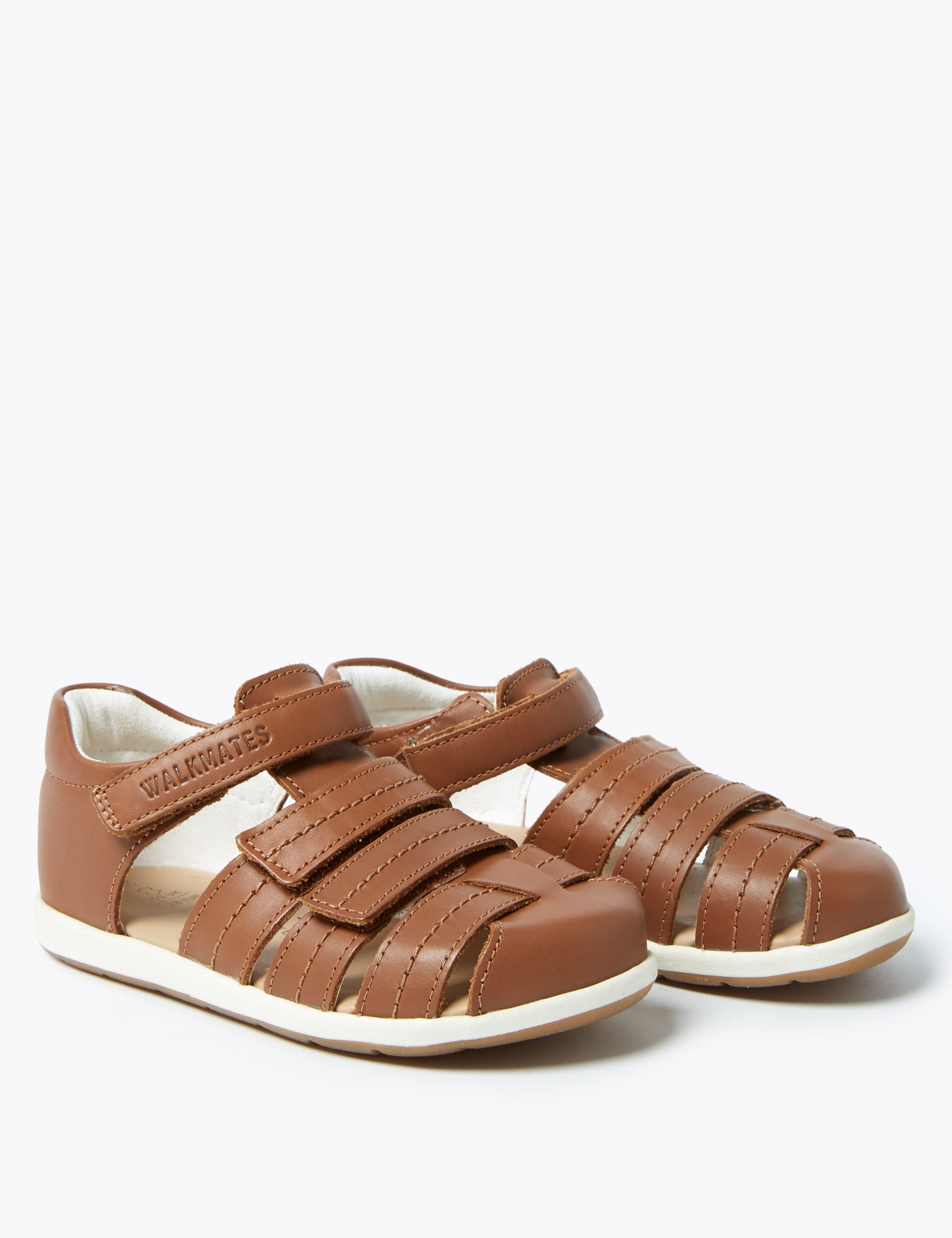 Kids' Leather Walkmates™ Riptape Sandals (4 Small - 12 Small ...