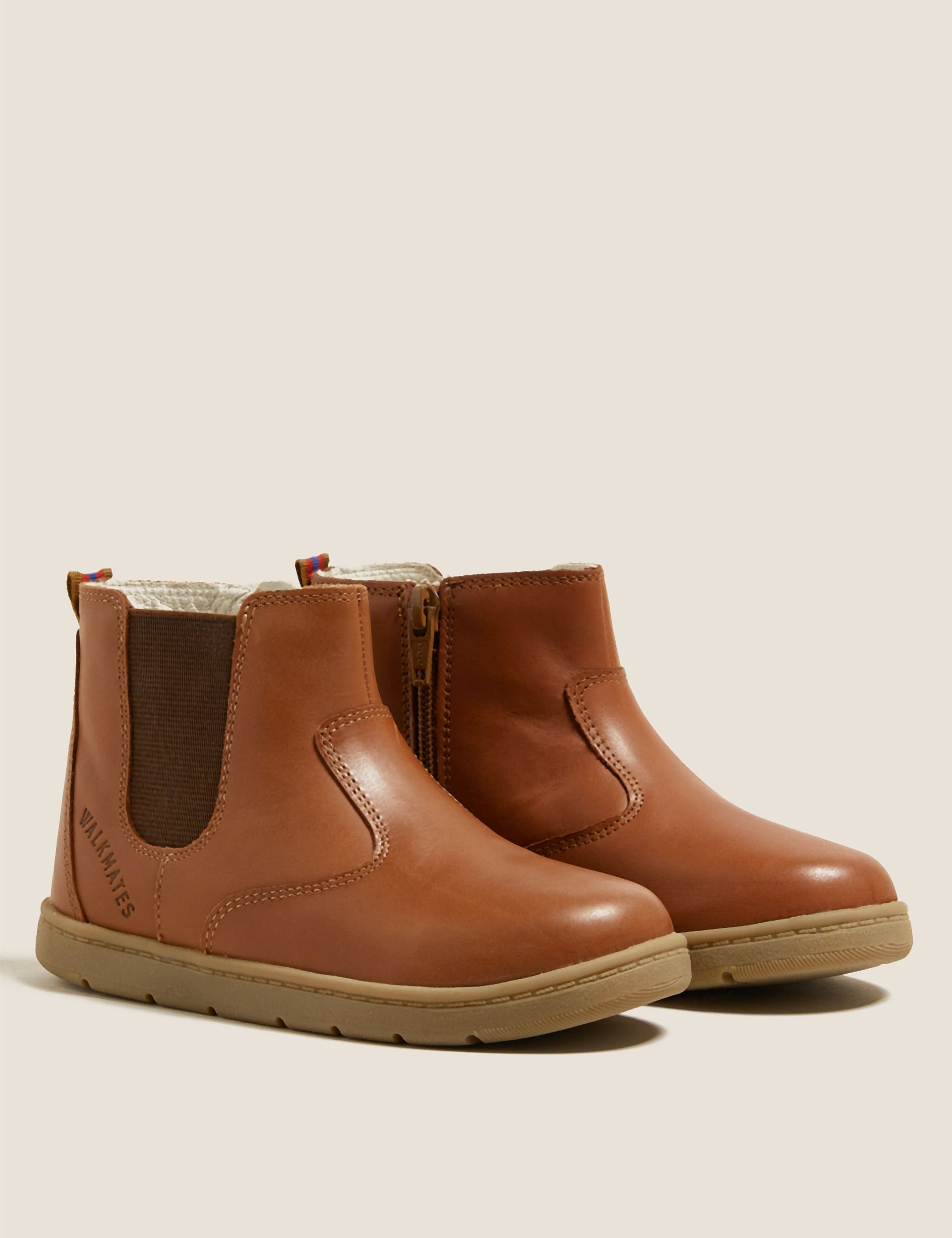 Kids' Leather Freshfeet™ Chelsea Boots (4 Small - 12 Small) | Walkmates ...