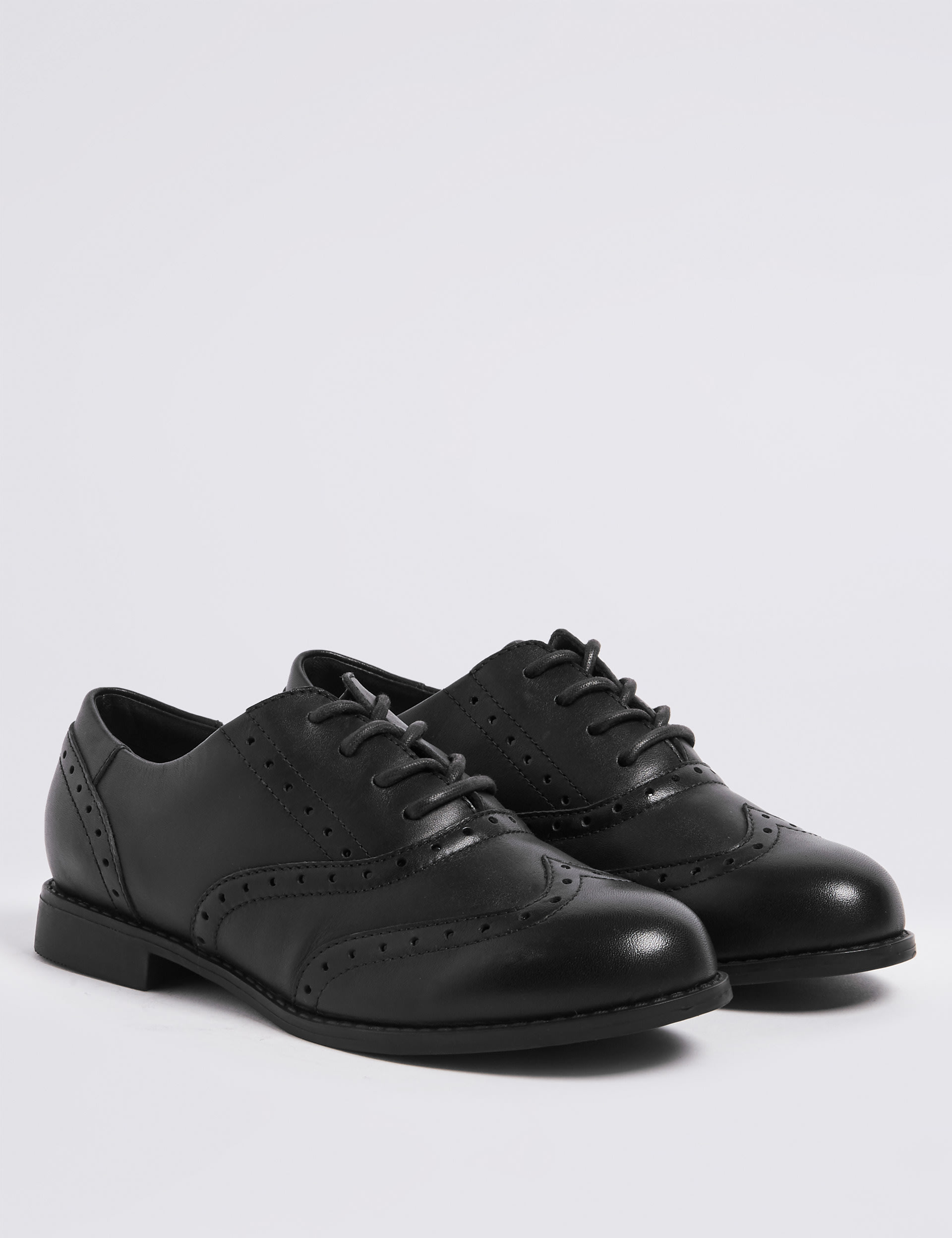 Kids' Leather Brogue School Shoes (13 Small - 7 Large) | M&S IE