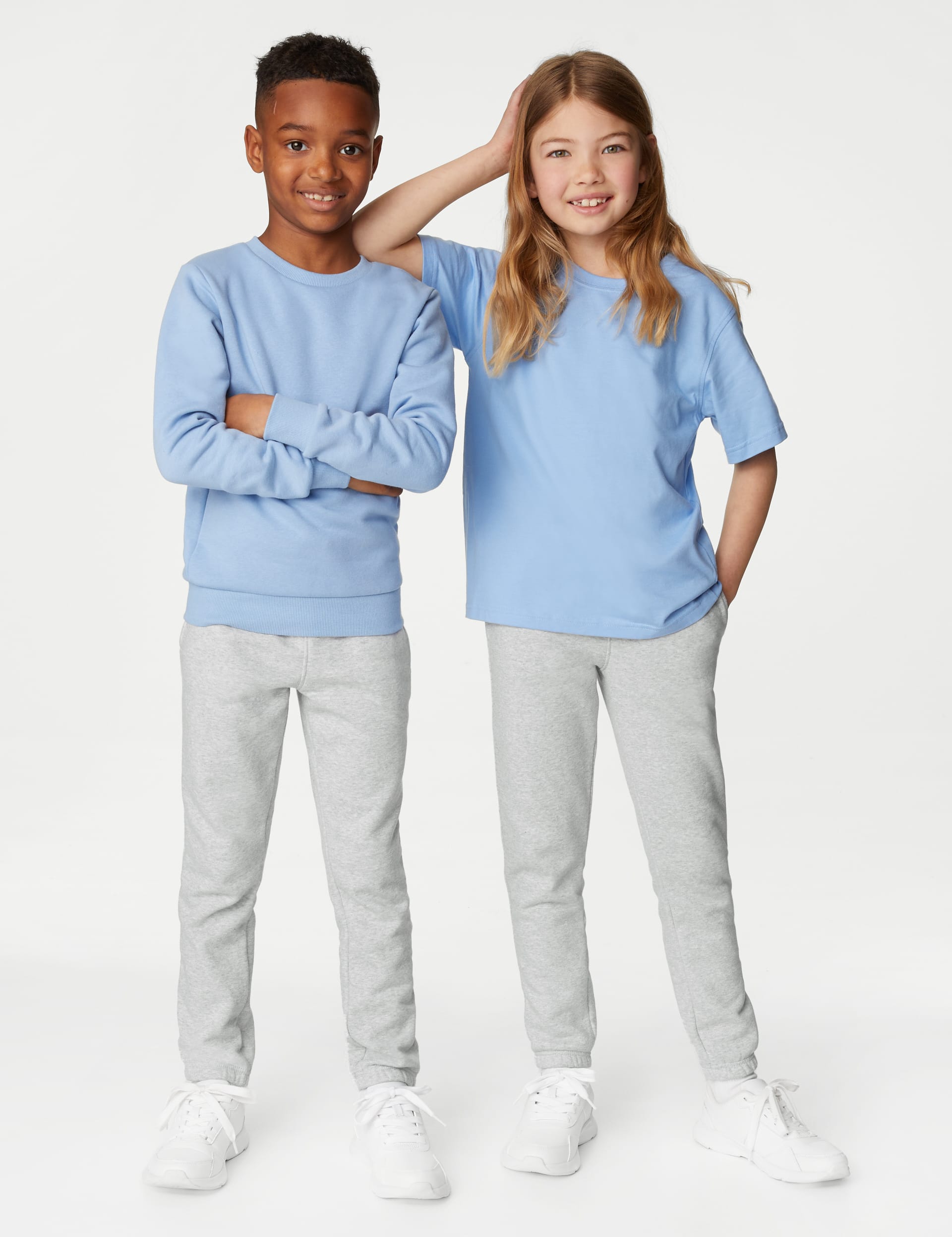 Grey School Uniform Joggers at M&S