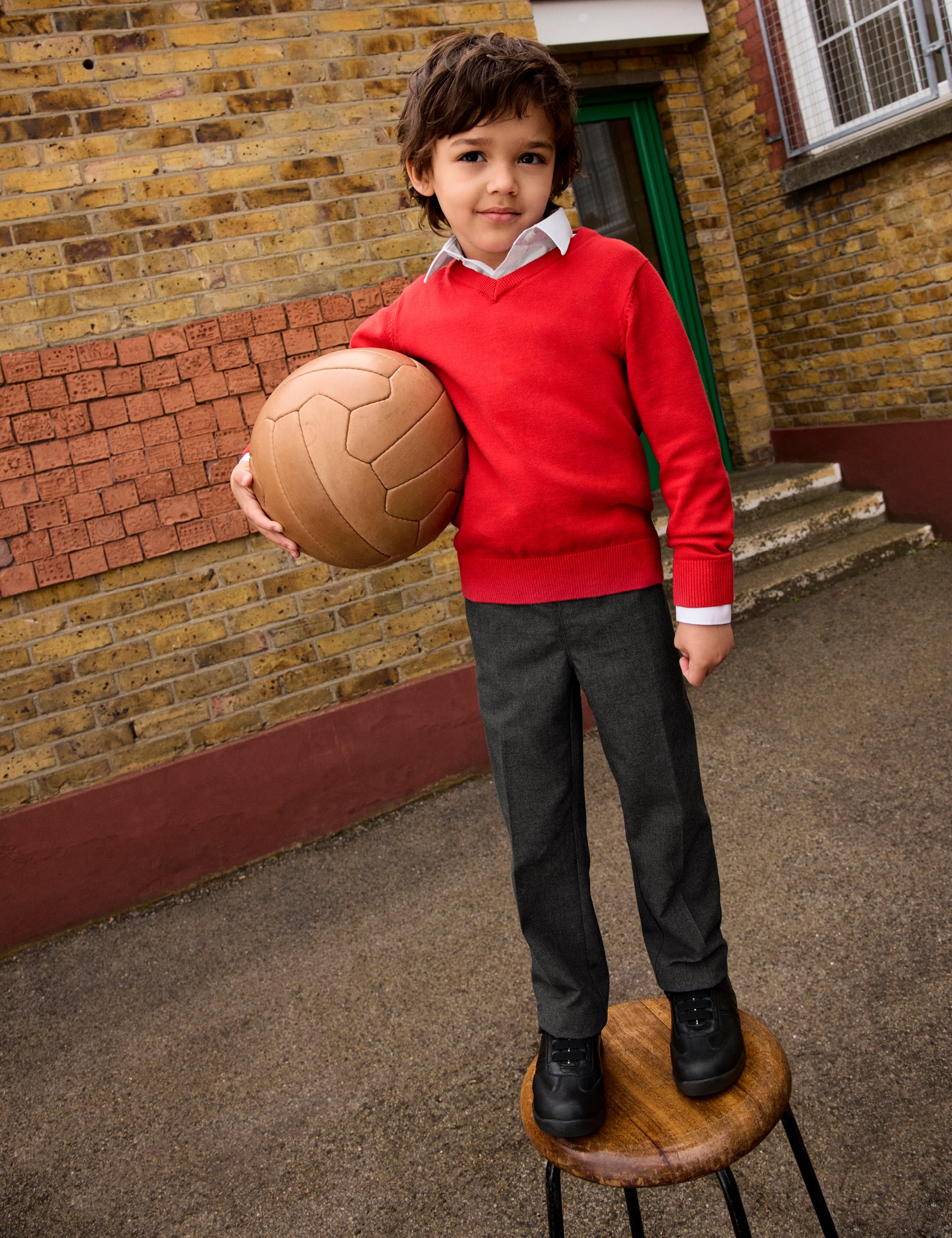 Red School Uniform at M&S