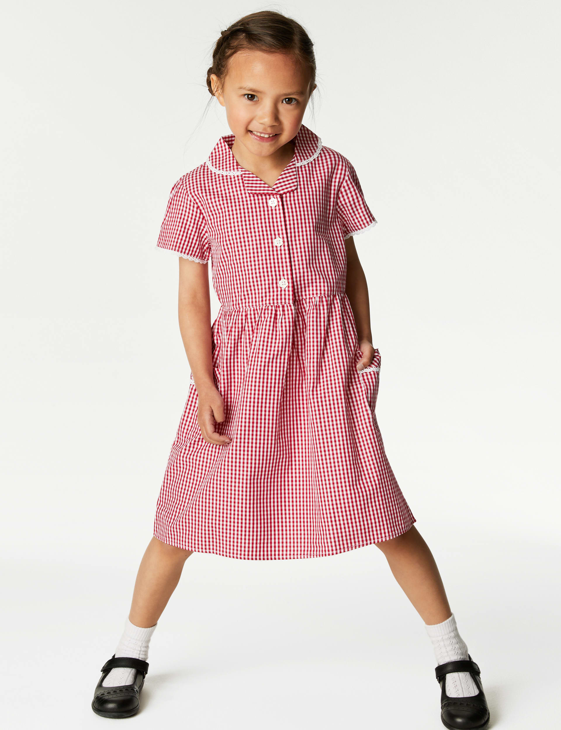Gingham School Dresses | M&S