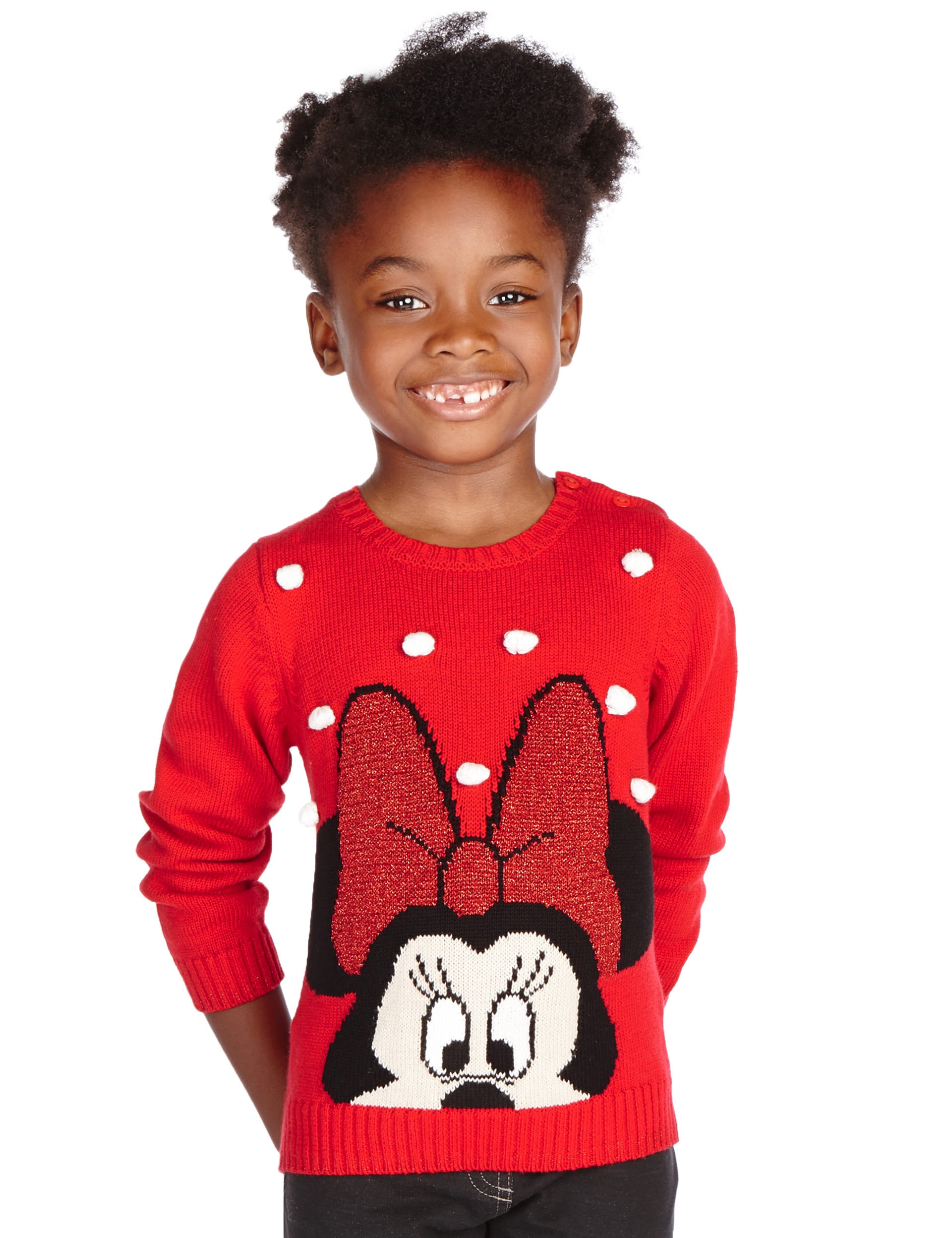 Cotton Rich Minnie Mouse Jumper (1-7 Years) at M&S