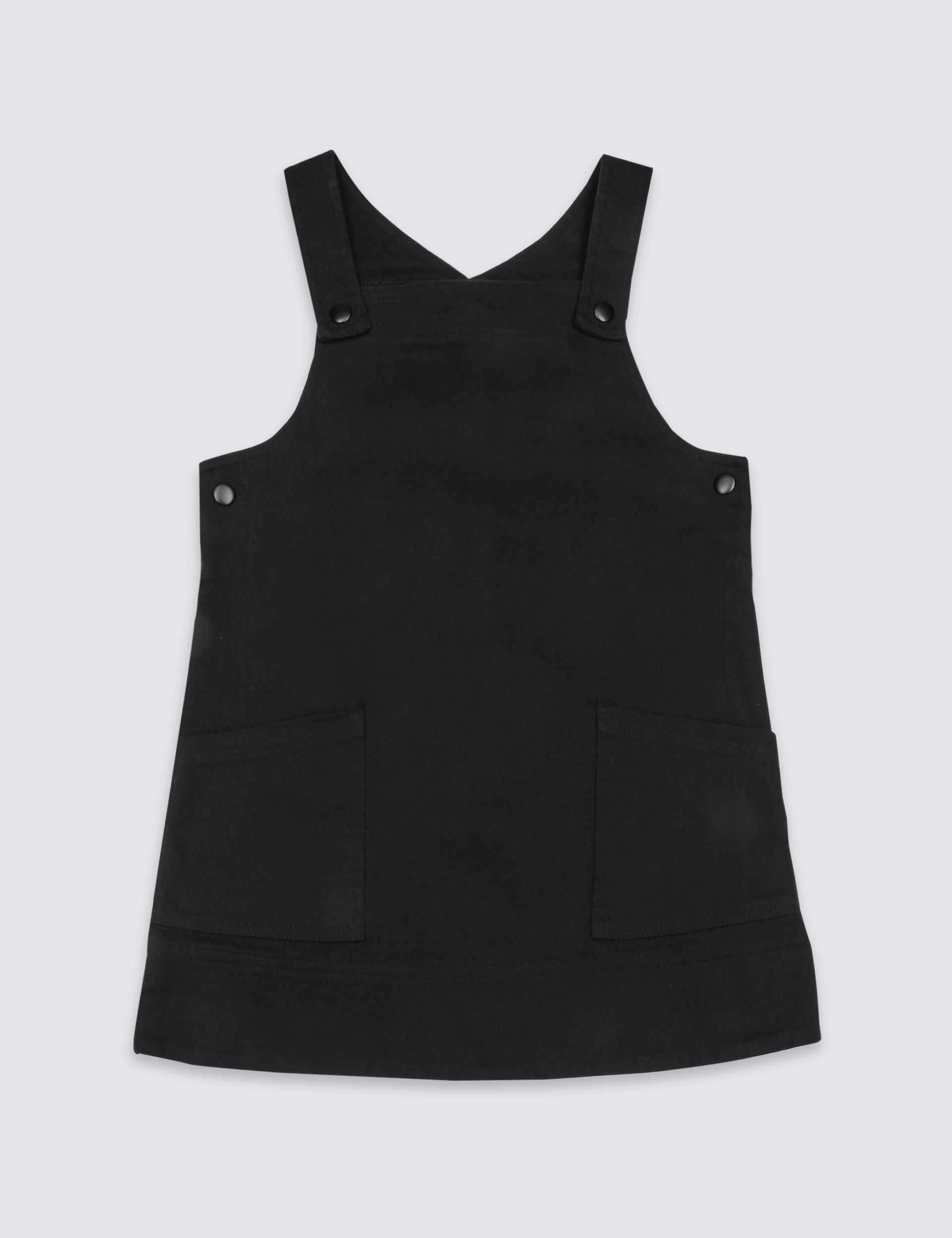 Cotton Denim Pinny Dress with Stretch (3 Months - 5 Years) | M&S