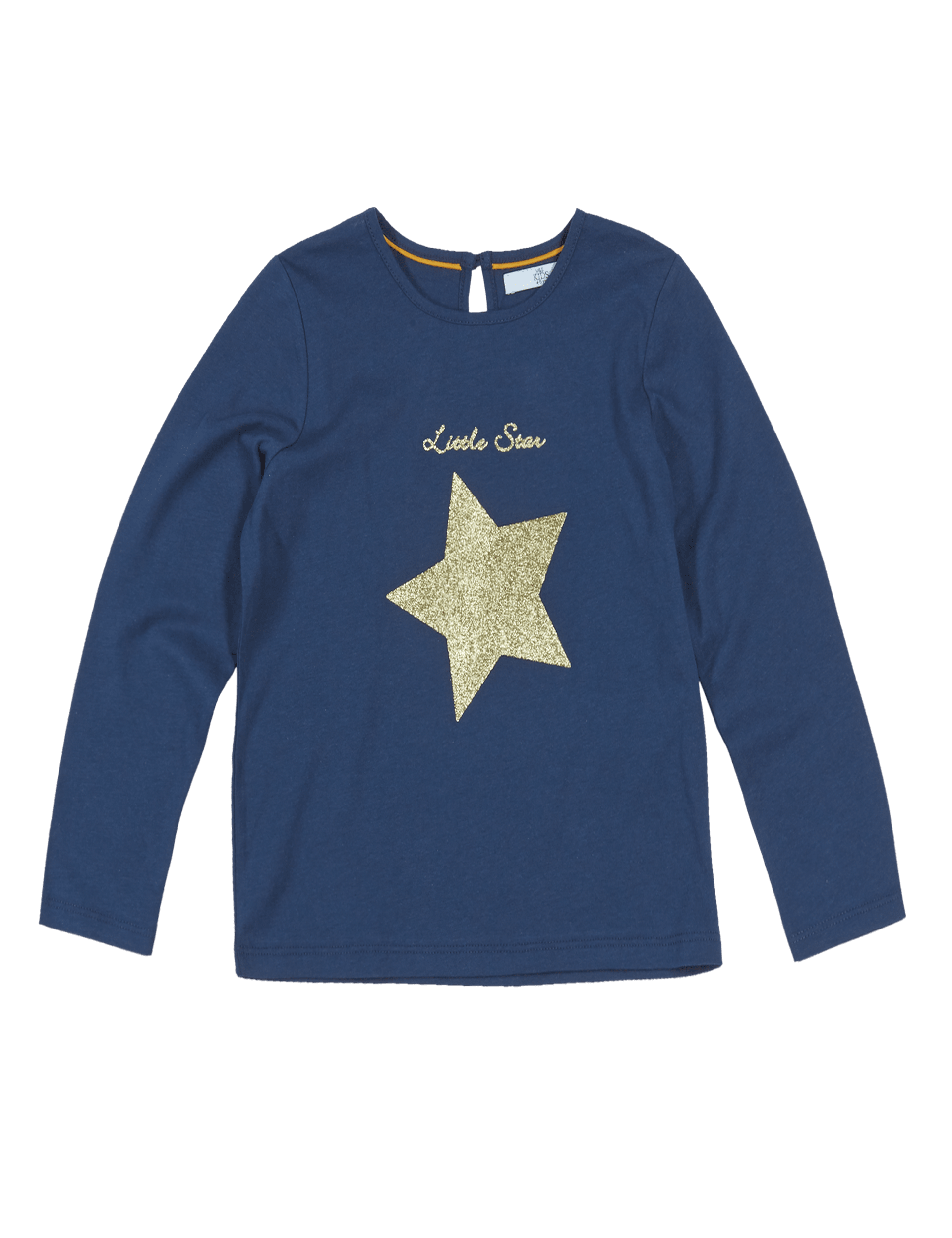 Pure Cotton Glitter Star T-Shirt (1-7 Years) | M&S