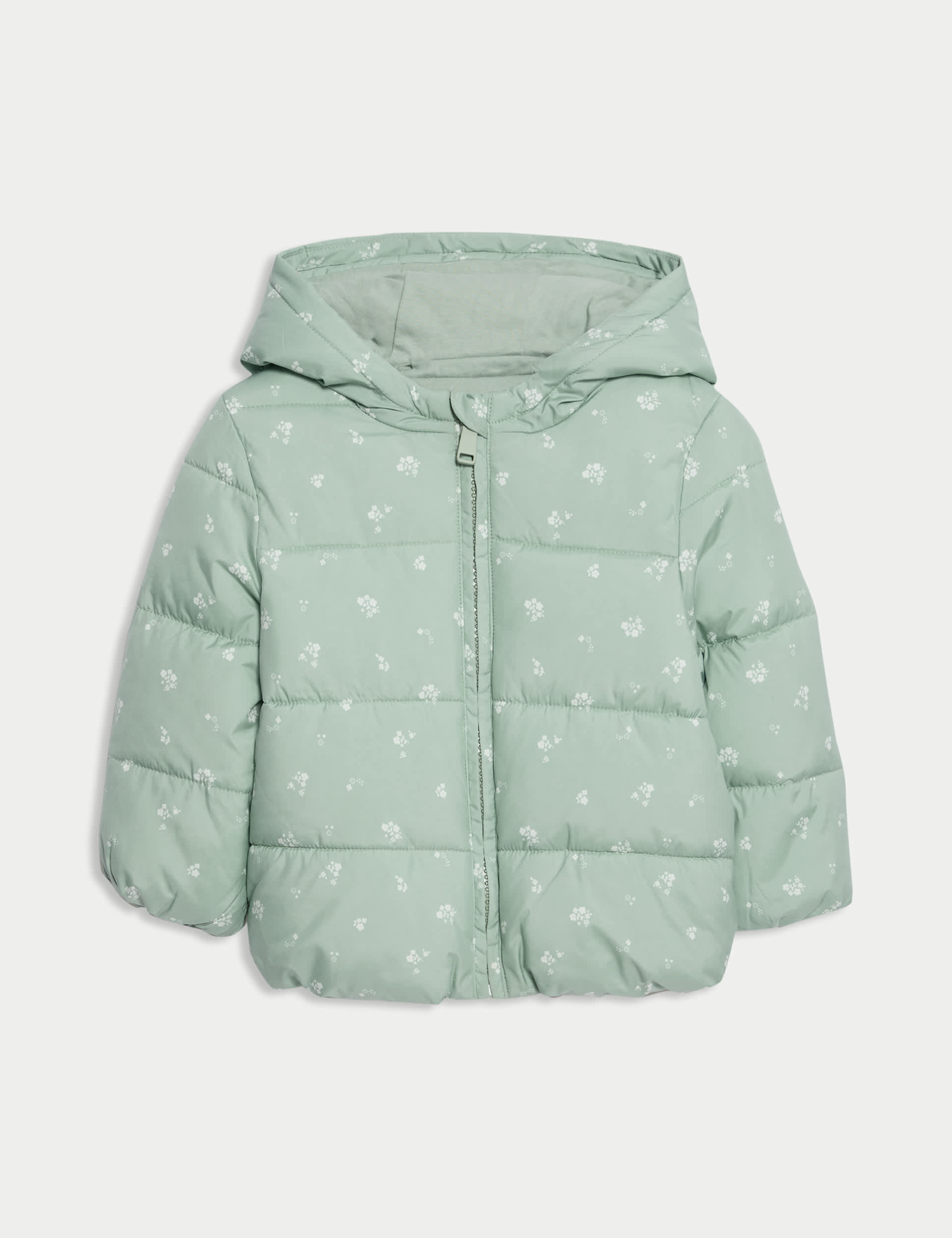 Ditsy Floral Lightweight Padded Coat (0-3 Yrs) | M&S Collection | M&S