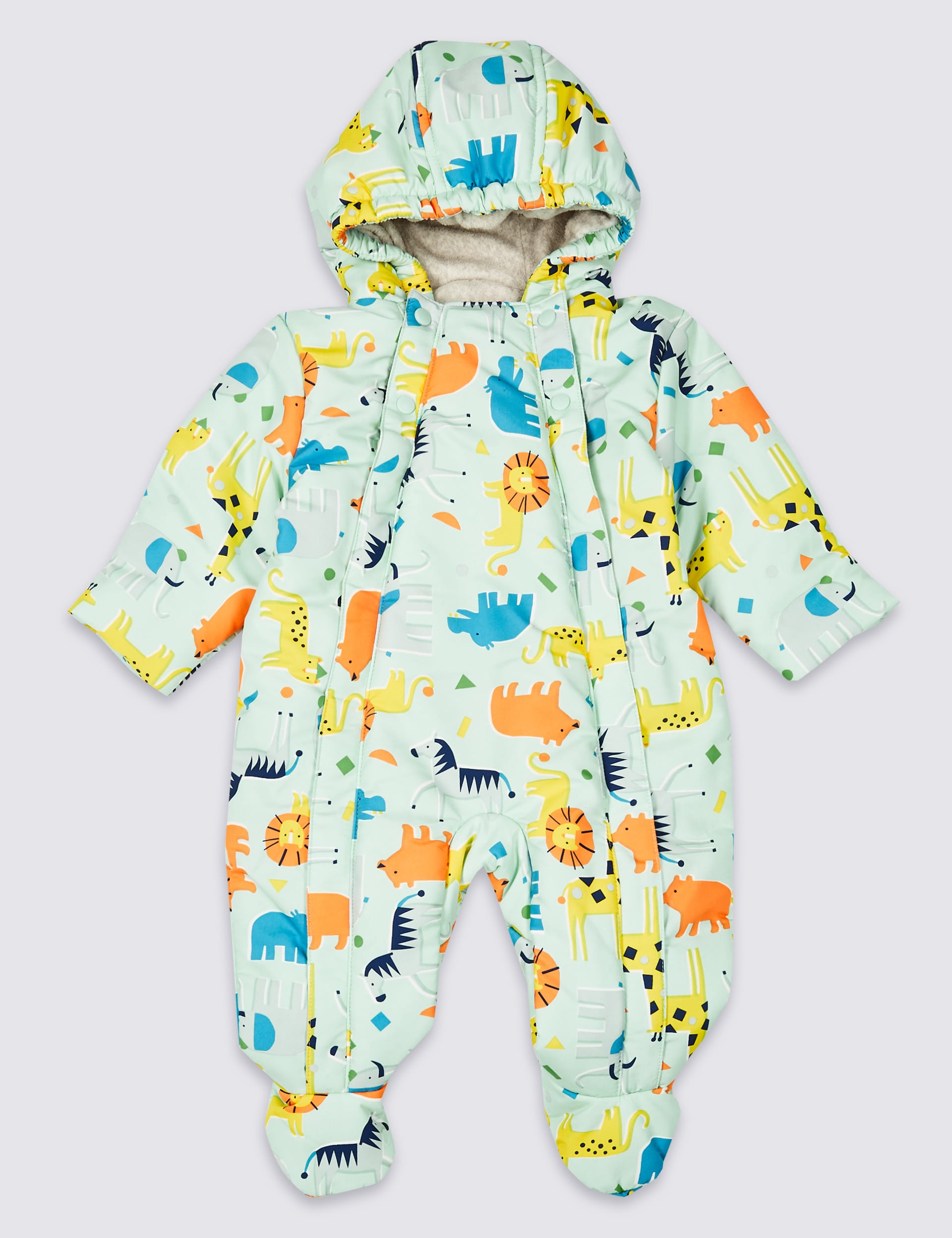 All Over Animal Print Snowsuit | M&S