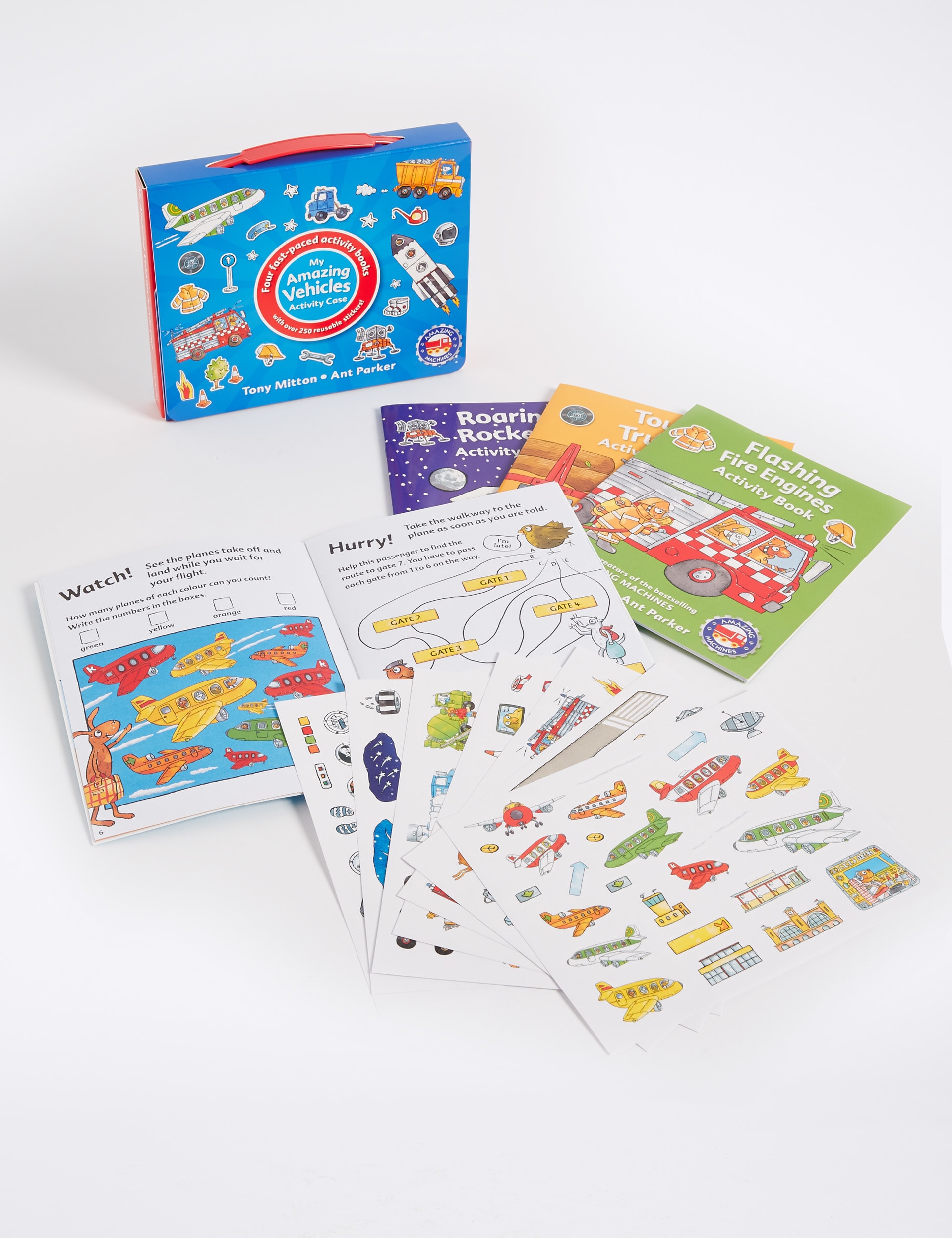 My Amazing Vehicles Activity Case Books | M&S