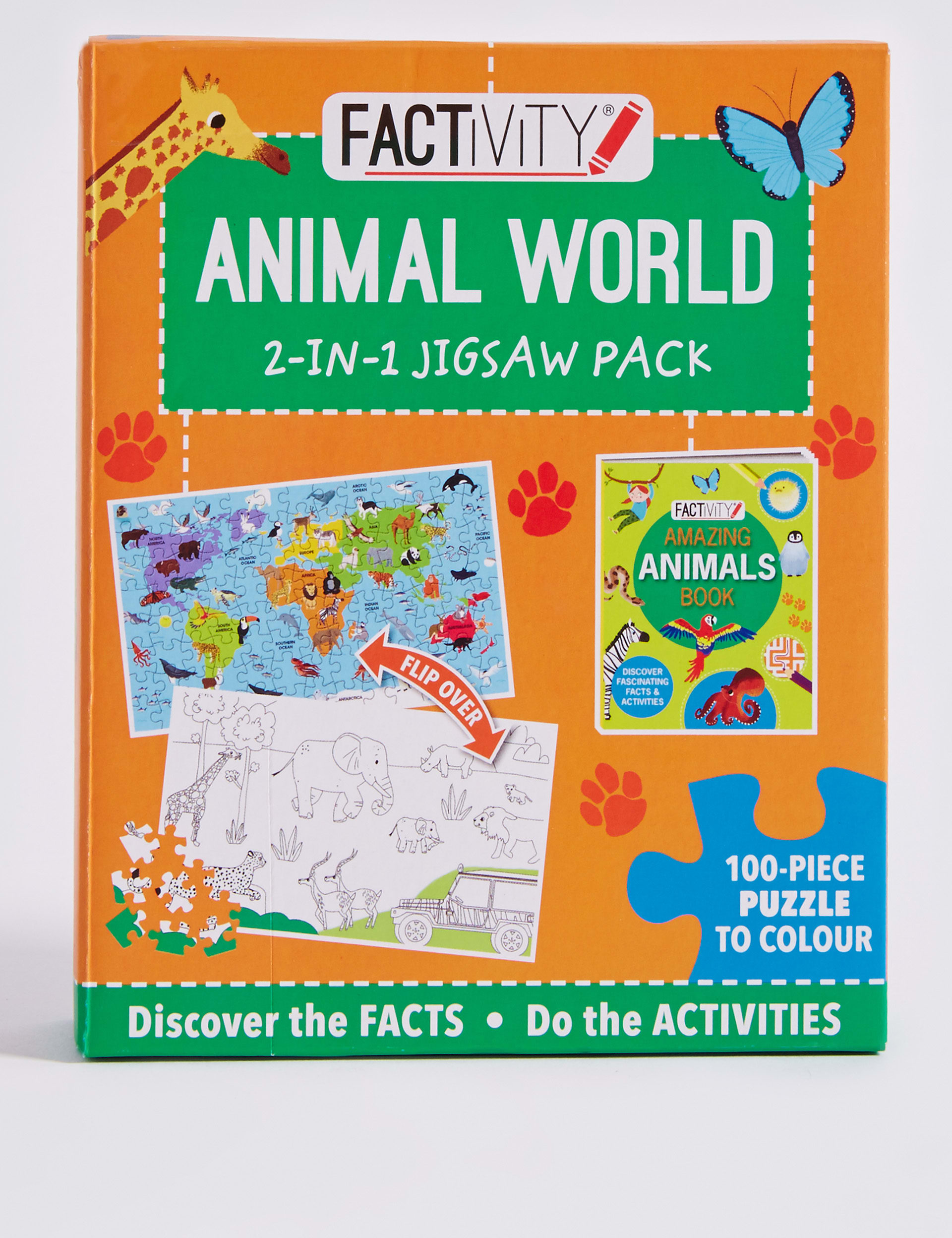 Factivity Animal World Puzzle Game | M&S
