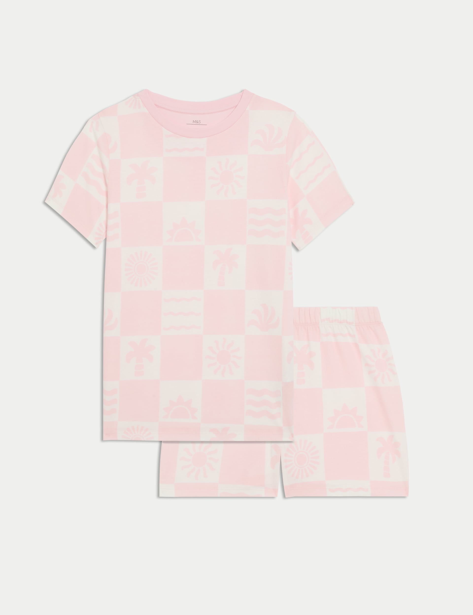 Pure Cotton Holiday Print Pyjamas (1-16 Yrs) | M&S | M&S