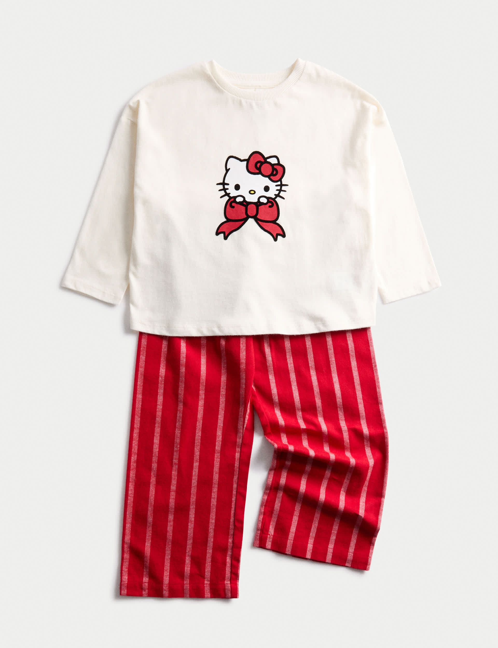 Pure Cotton Hello Kitty™ Graphic Pyjamas (3-16 Yrs) | M&S | M&S